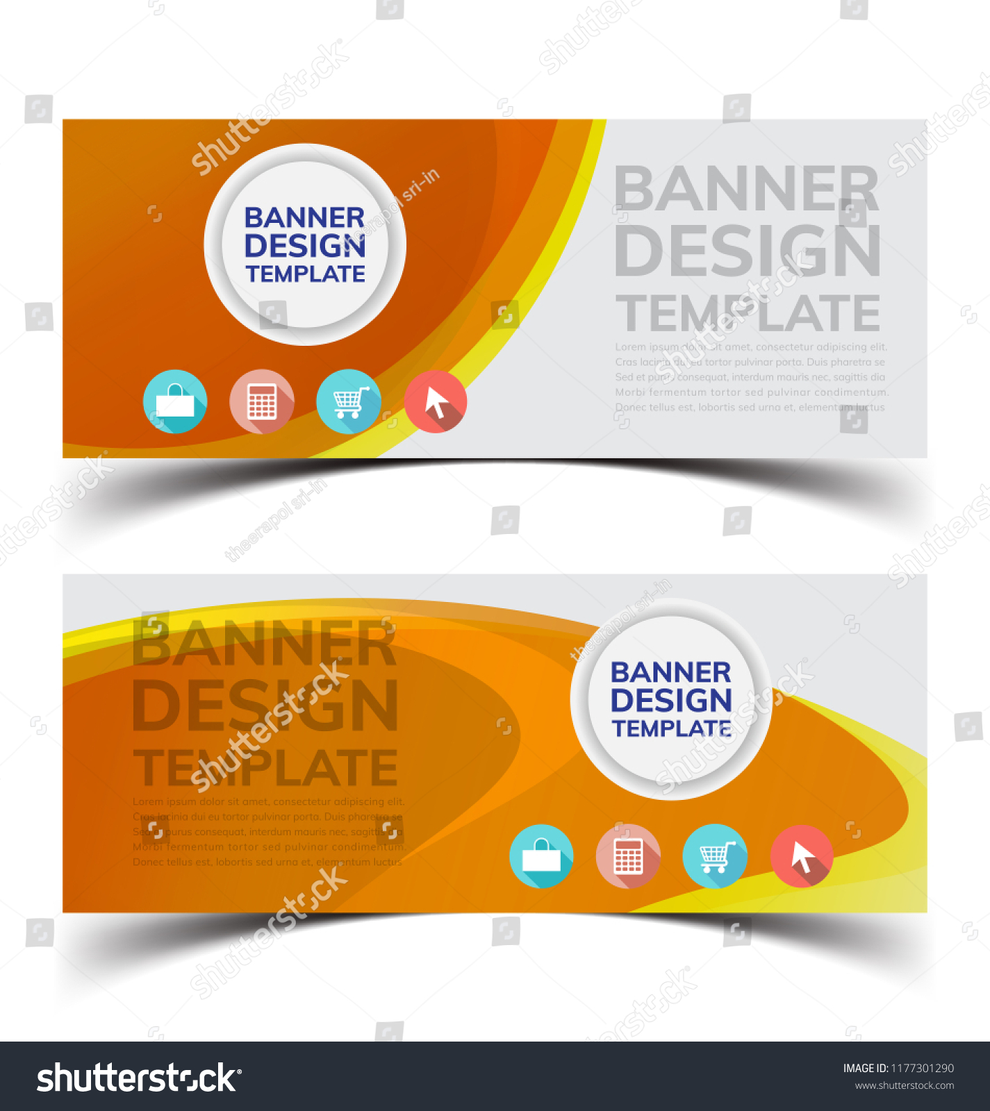 Multipurpose Layout Design Banner Template Background: vector de stock ...