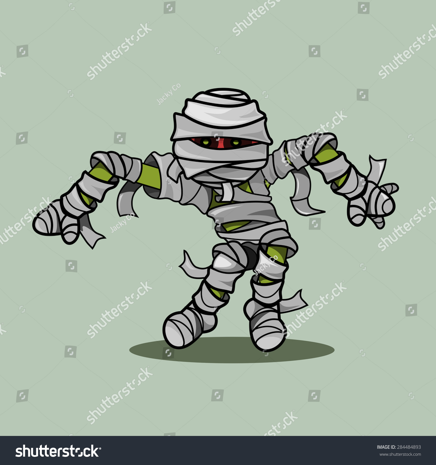 Mummy Vector Stock Vector (Royalty Free) 284484893