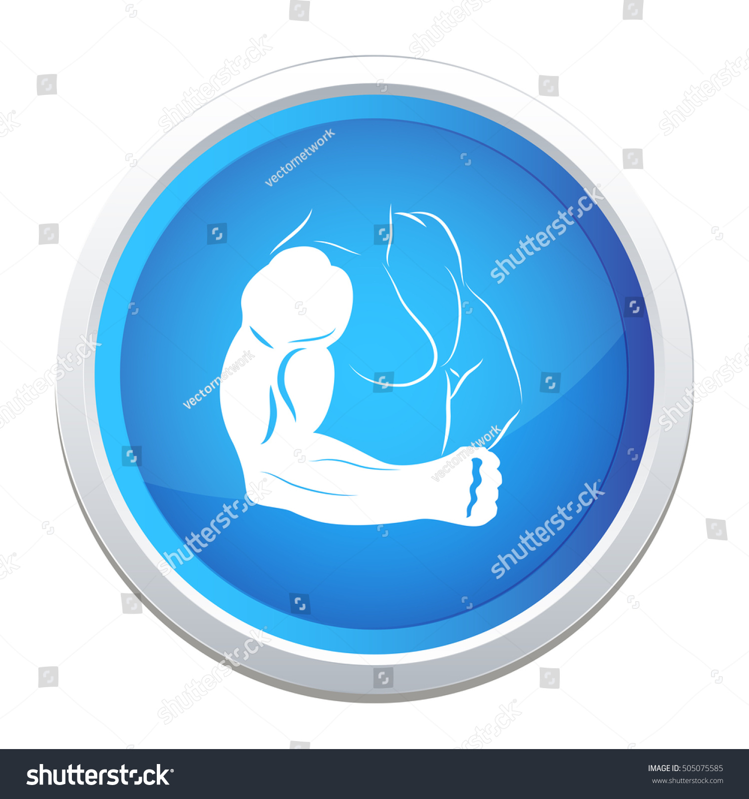 Muscles Icon Stock Vector (Royalty Free) 505075585 | Shutterstock