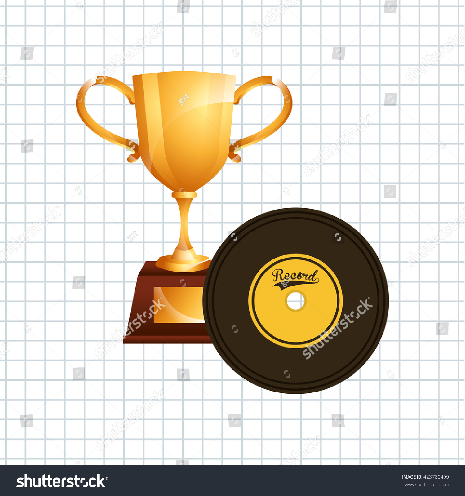 Music Awards Design Stock Vector (Royalty Free) 423780499 | Shutterstock