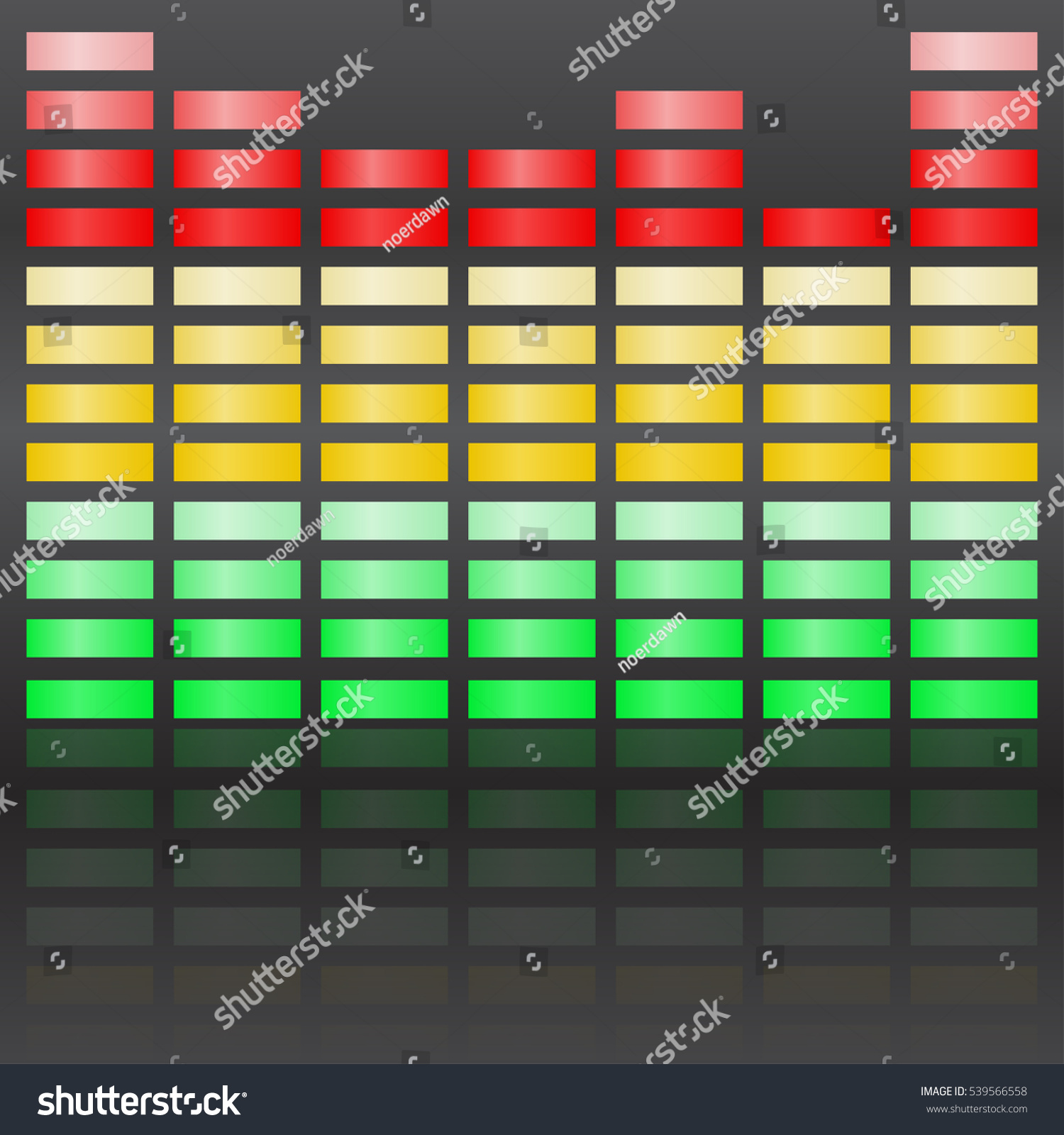 Music Equalizer Design Stock Vector (Royalty Free) 539566558