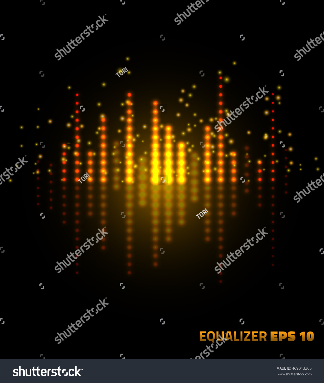 Music Equalizer Vector Illustration Stock Vector (Royalty Free) 469013366