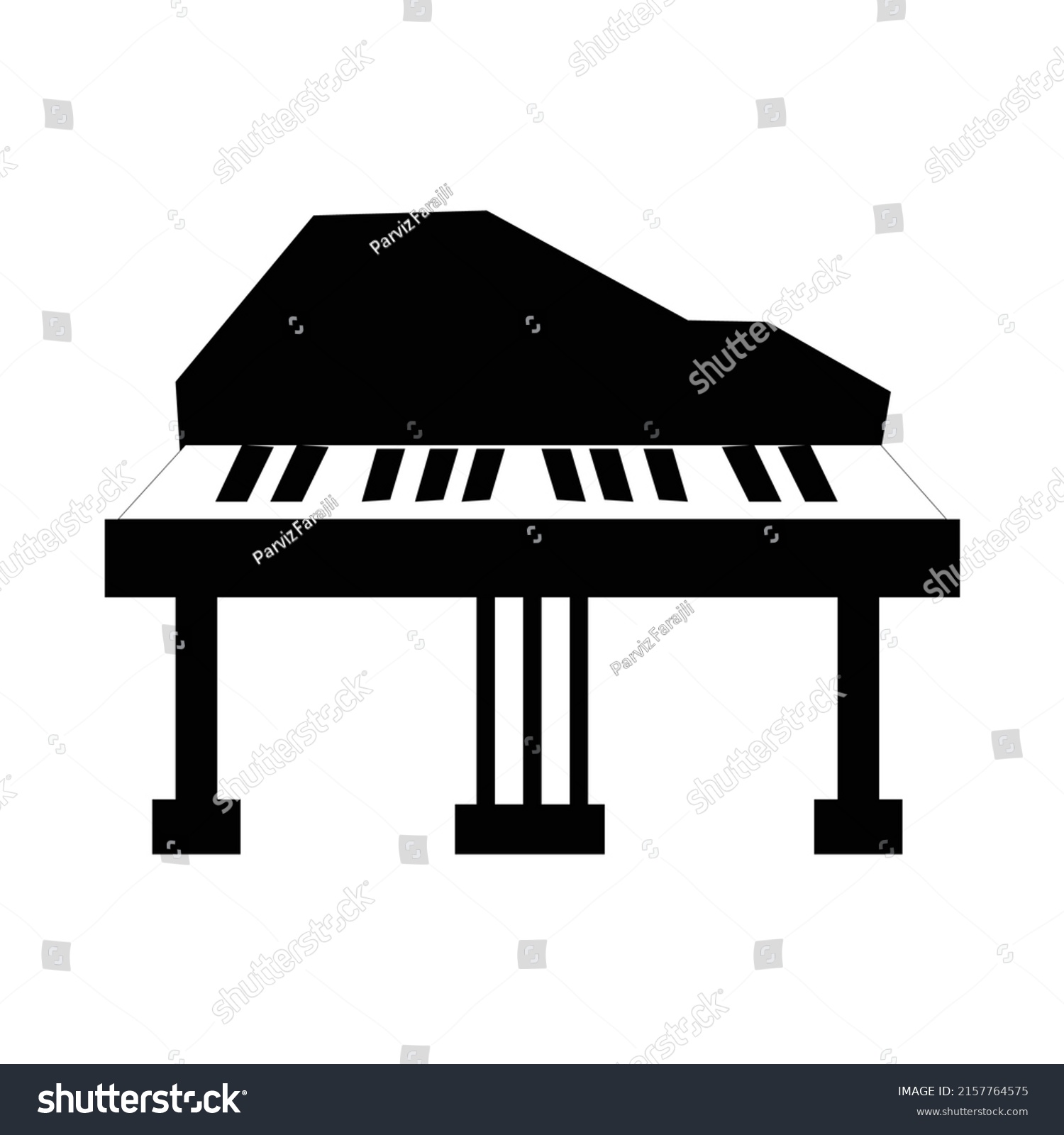 Music Instruments Silhouette Music Symbol Vector Stock Vector (Royalty ... Music Instruments Silhouette Music Symbol Vector Stock Vector (Royalty ...