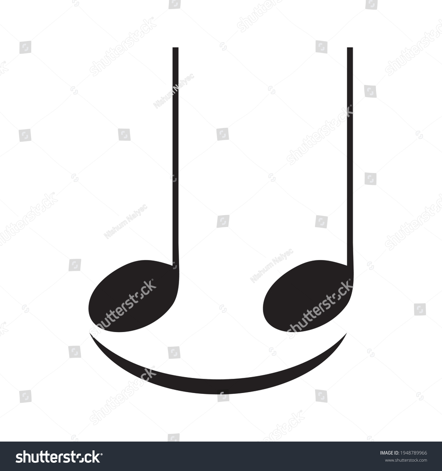 Music Note Musical Notes Vector Illustration Stock Vector (Royalty Free ...