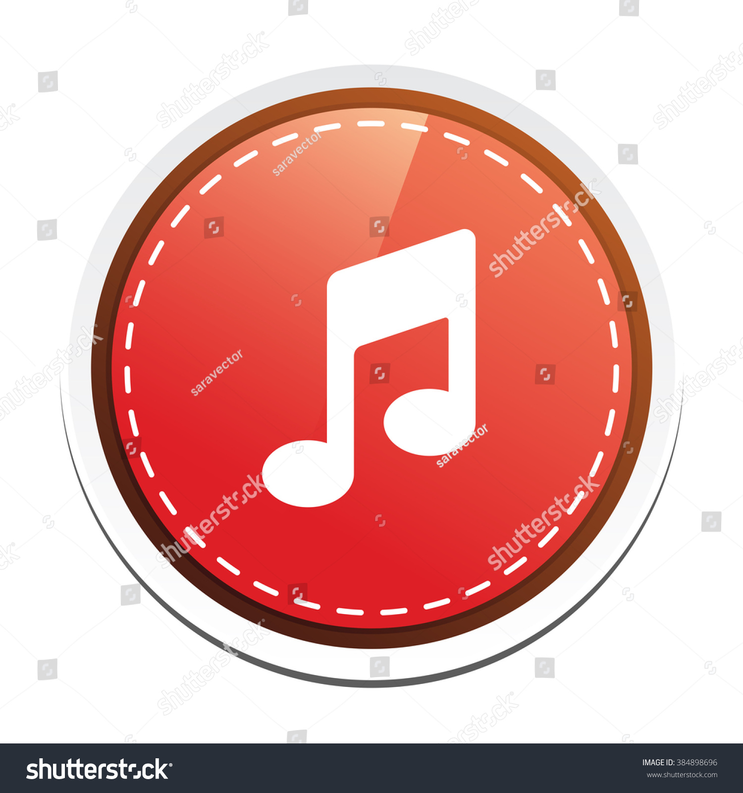 Music Notes Sign Stock Vector (Royalty Free) 384898696 | Shutterstock
