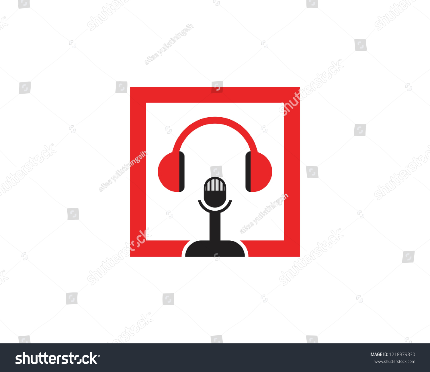 Music Record Icon Logo Vector Stock Vector (Royalty Free) 1218979330 ...