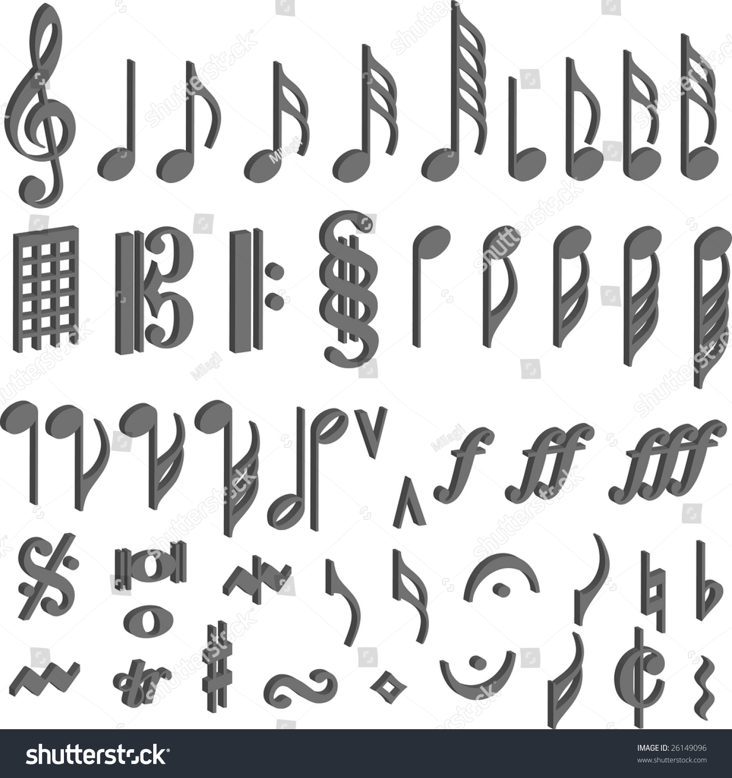 Music Symbol Stock Vector (Royalty Free) 26149096