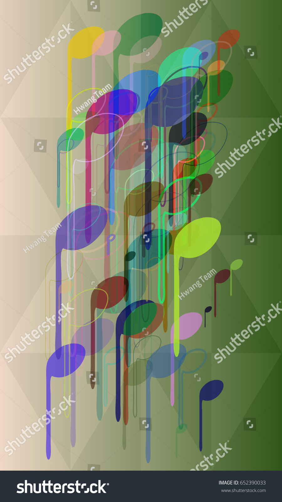 Musical Note Art Vector Stock Vector (Royalty Free) 652390033 ...
