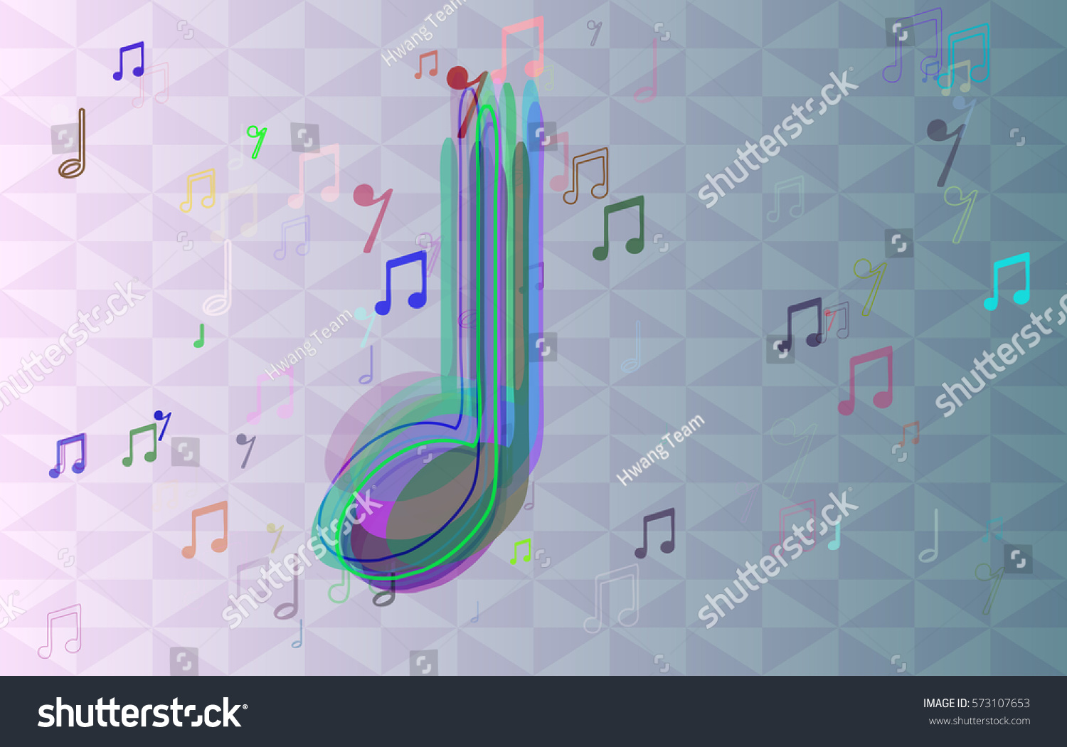 Musical Note Design Idea Stock Vector (Royalty Free) 573107653