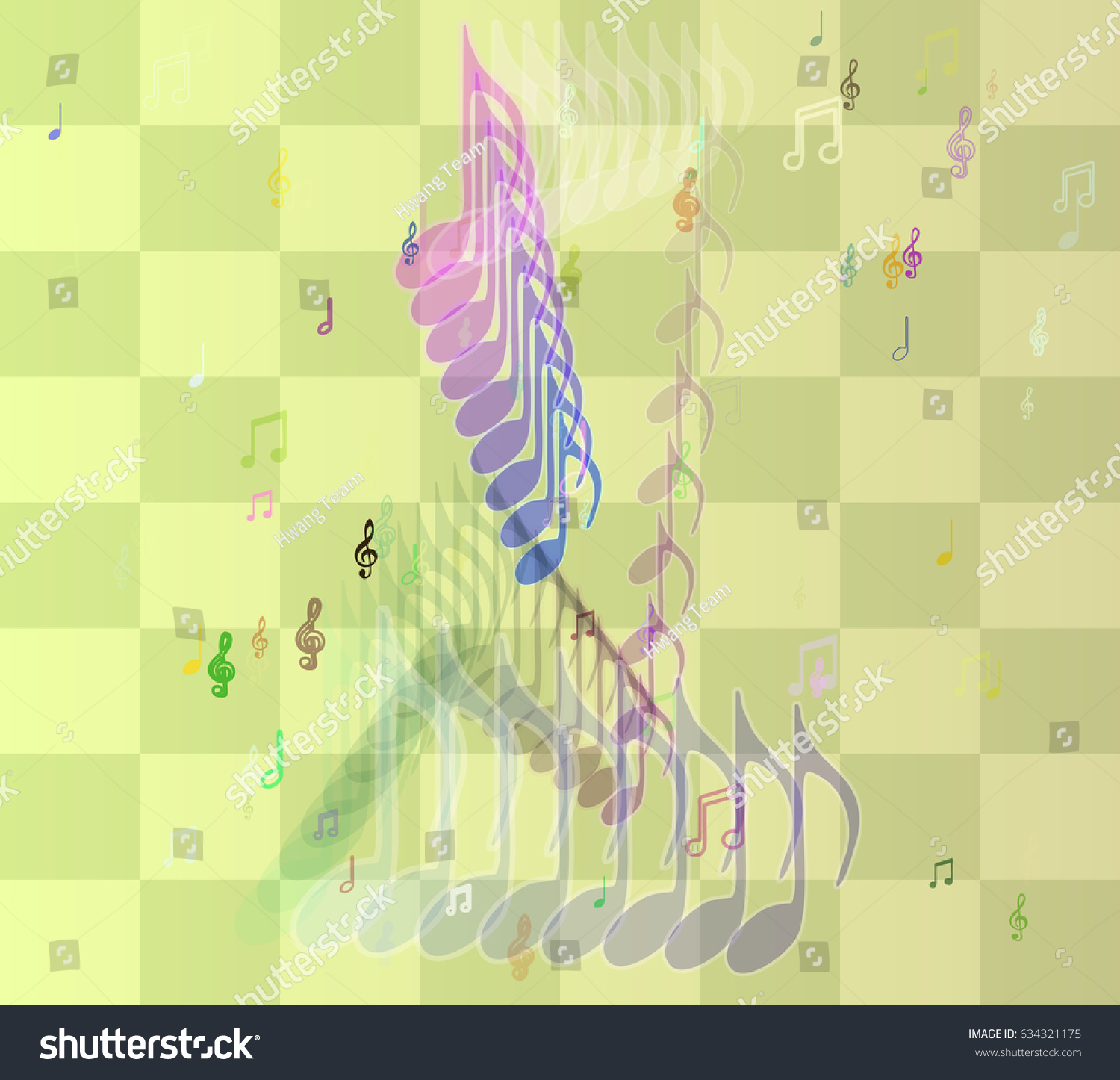 Musical Note Design Idea Stock Vector (Royalty Free) 634321175 ...