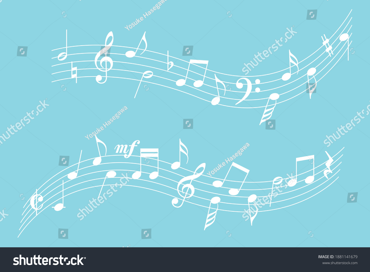 Musical Note Harmony Vector Illustration Stock Vector (Royalty Free ...