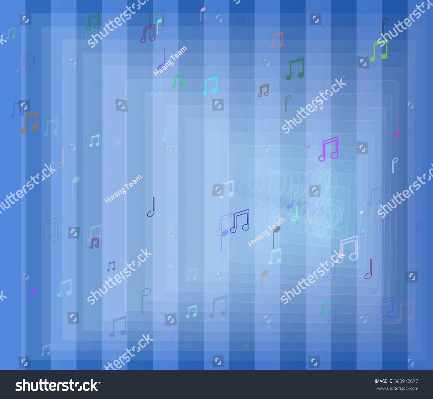 Musical Note Vector Background Stock Vector (Royalty Free) 563912677 ...