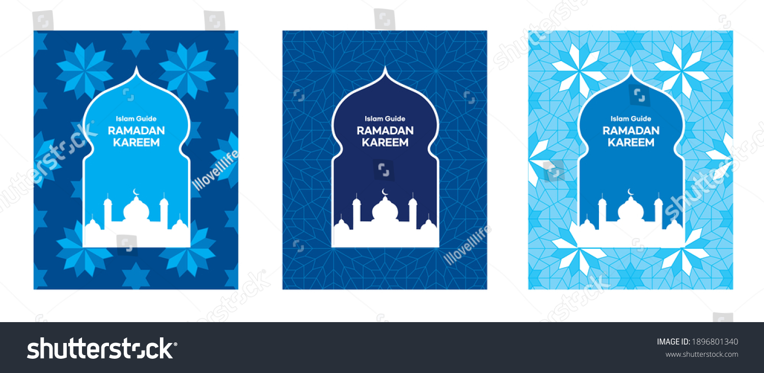 Muslim Arabic Desgin Pattern Layout: เวกเตอร์สต็อก (ปลอดค่าลิขสิทธิ์ ...