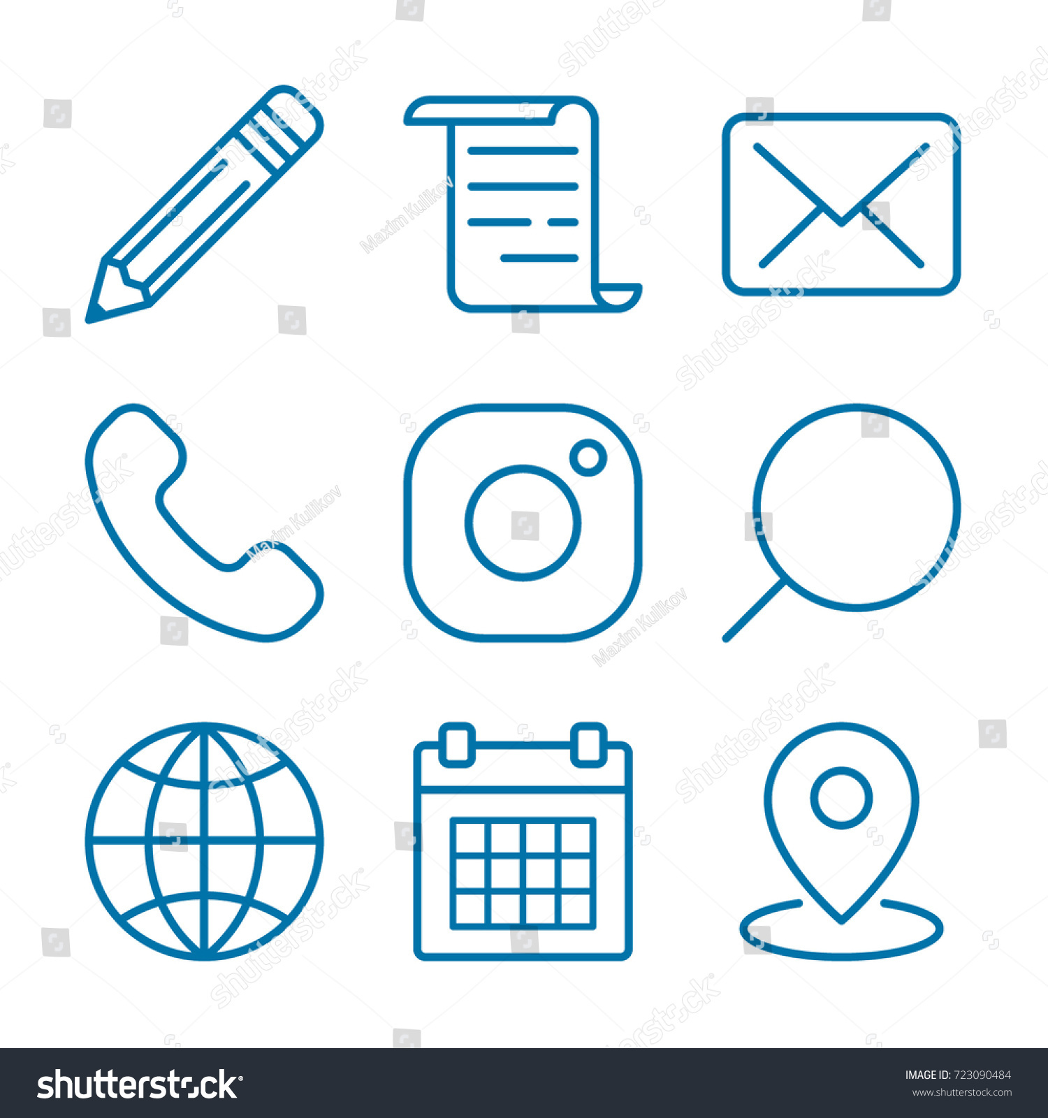 Must Have Icon Set Stock Vector (Royalty Free) 723090484