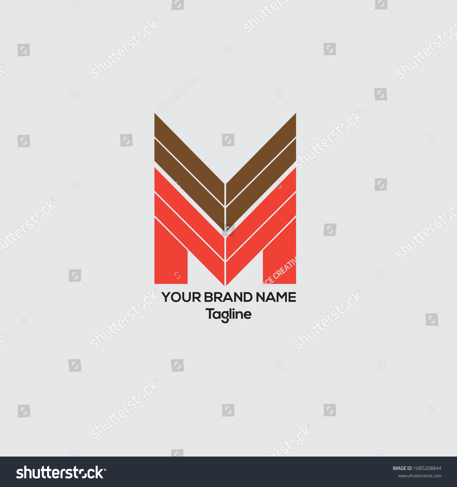 Mv Vector Logo Design Mmv Creative Stock Vector (Royalty Free ...
