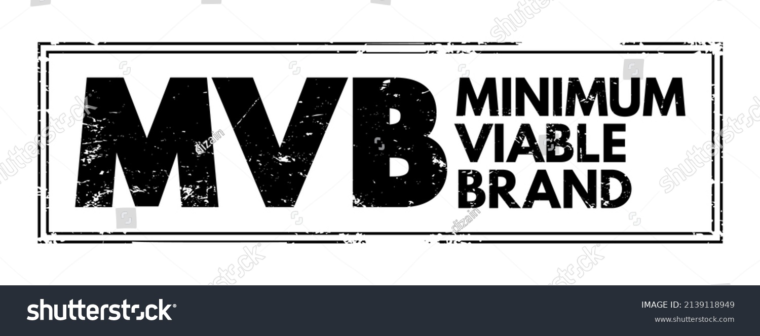 Mvb Minimum Viable Brand Amorphous Concept Stock Vector (Royalty Free ... Mvb Minimum Viable Brand Amorphous Concept Stock Vector (Royalty Free ...