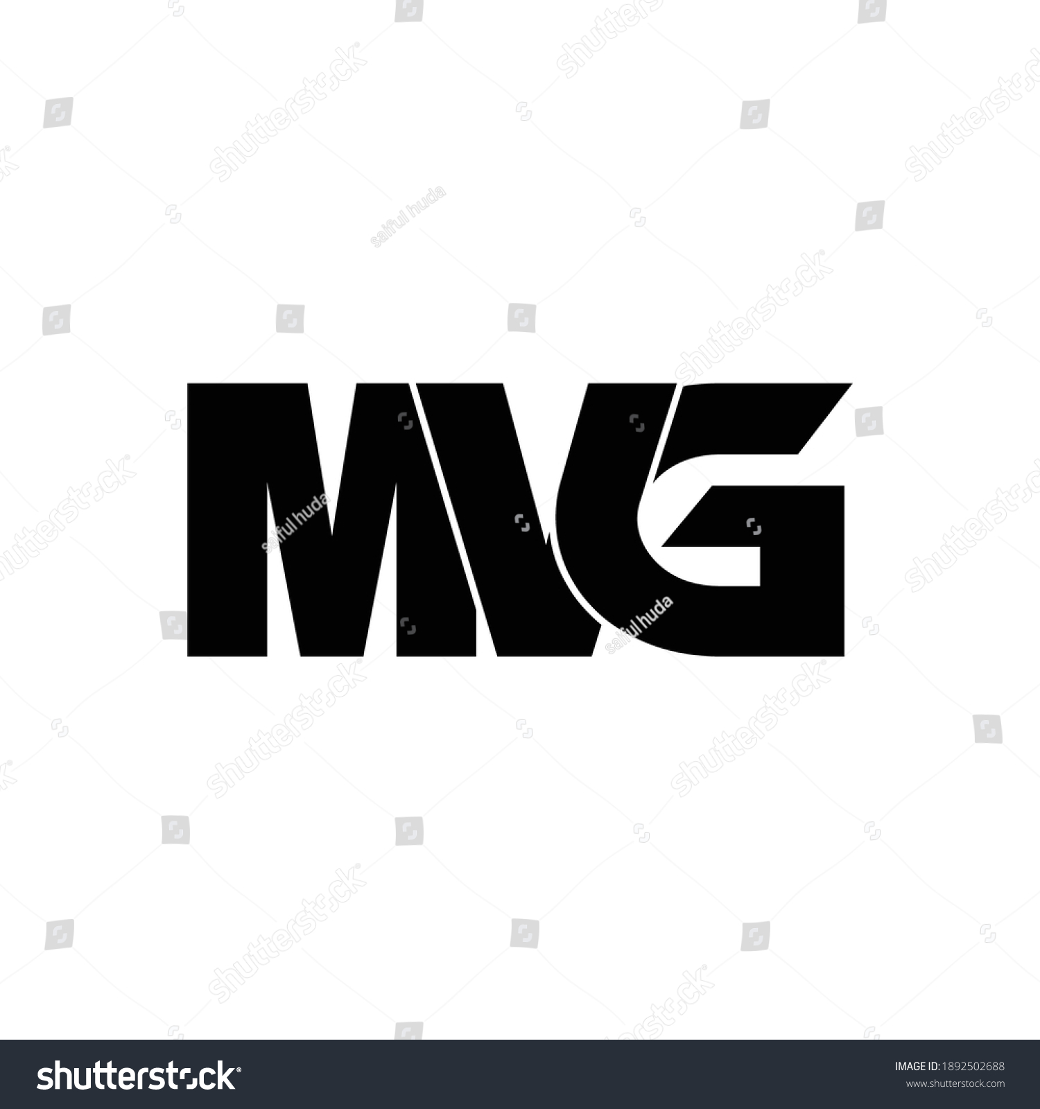 Mvg Letter Monogram Logo Design Vector Stock Vector (Royalty Free ...