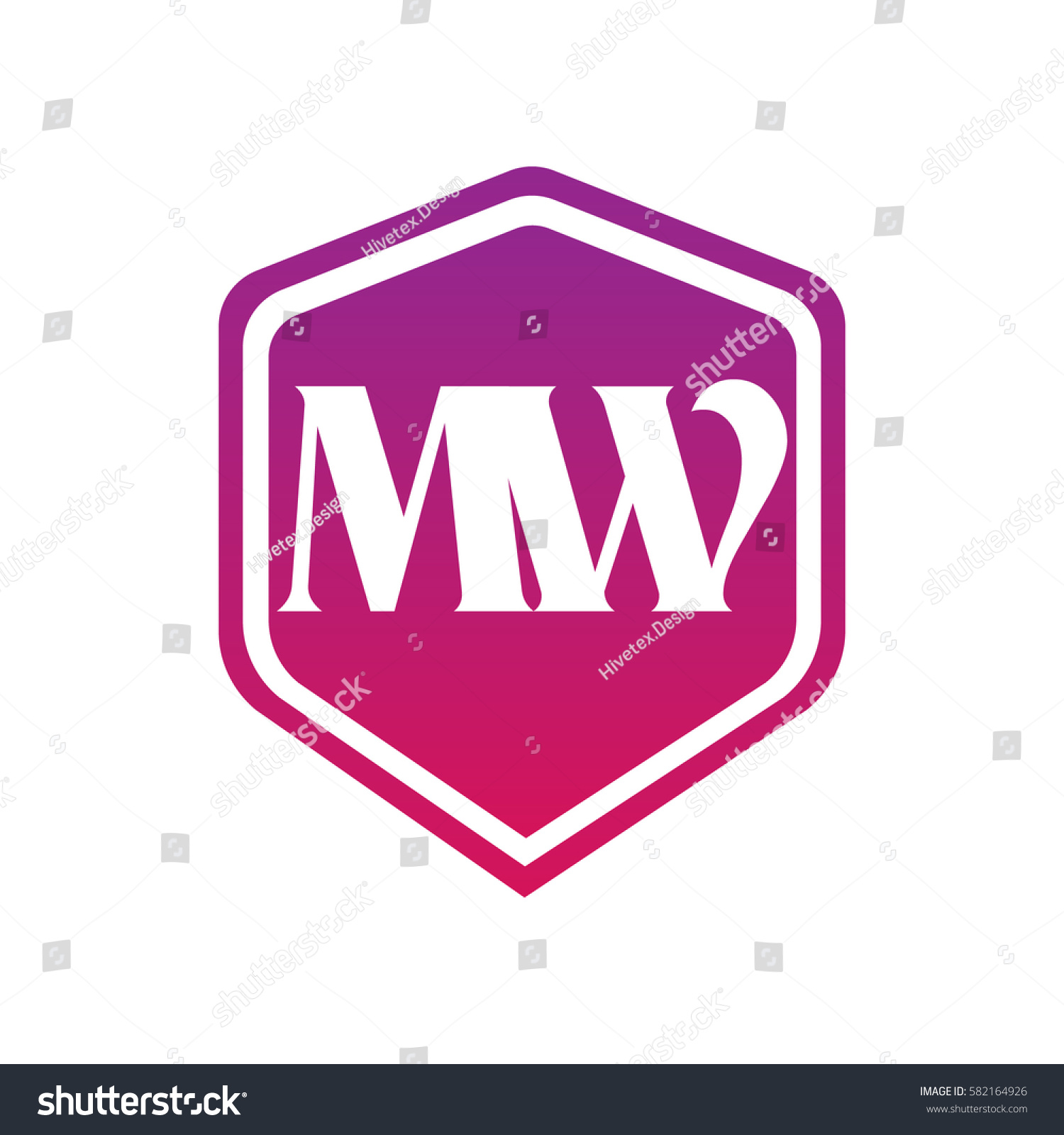 Mw Logo Stock Vector (Royalty Free) 582164926 | Shutterstock