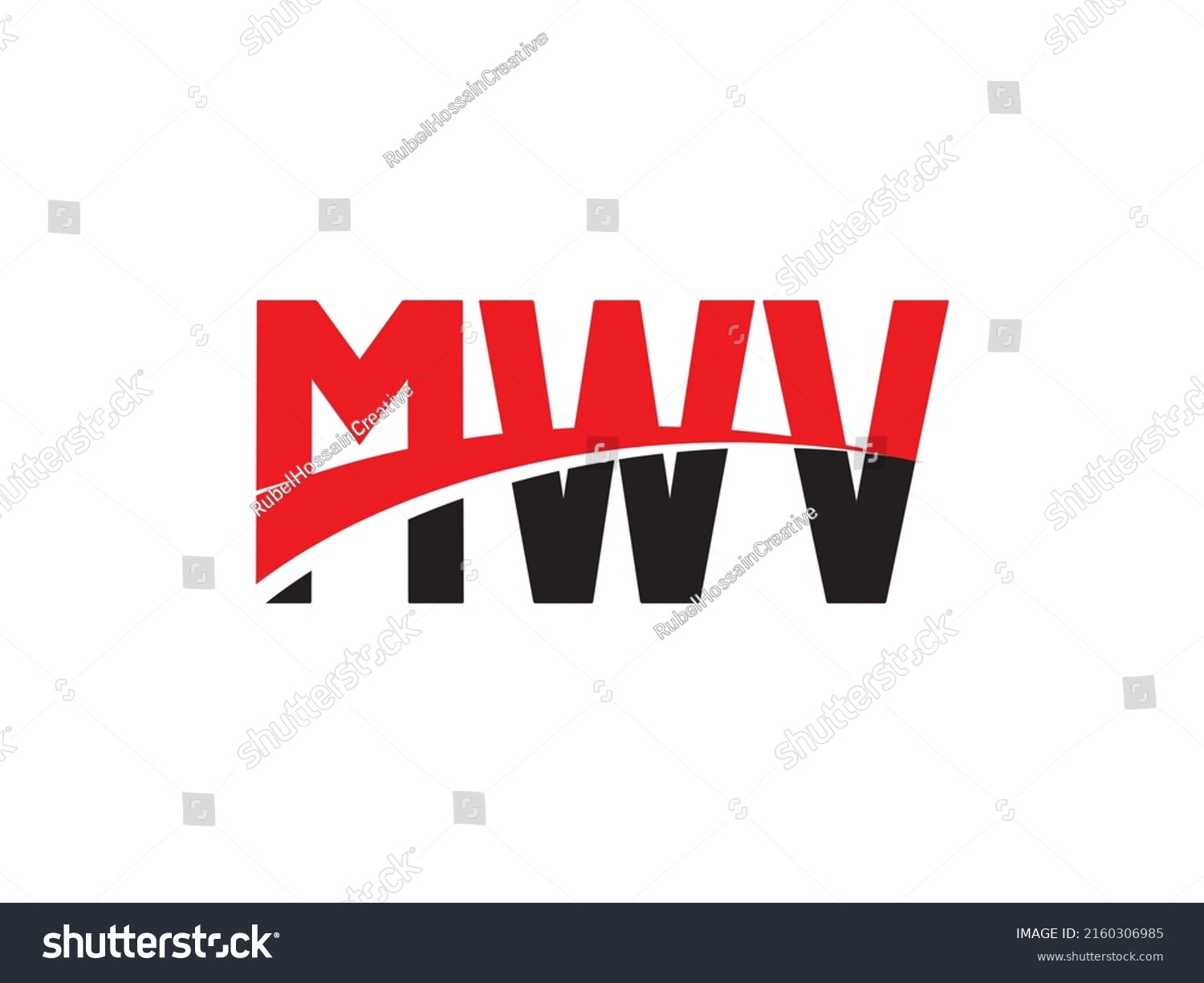 Mwv Letter Initial Logo Design Vector Stock Vector (Royalty Free ...