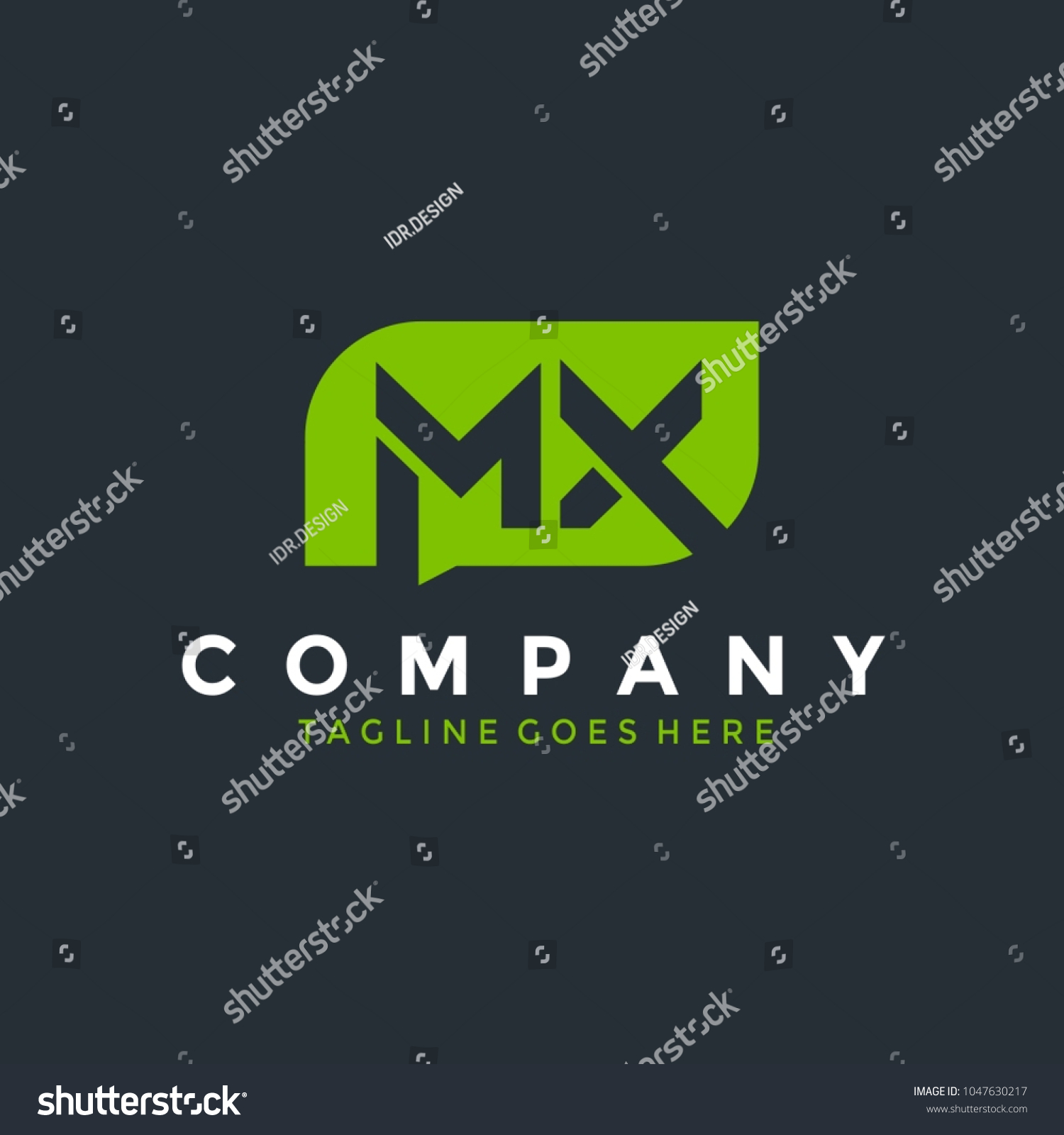 Mx Logo Design Stock Vector (Royalty Free) 1047630217 | Shutterstock