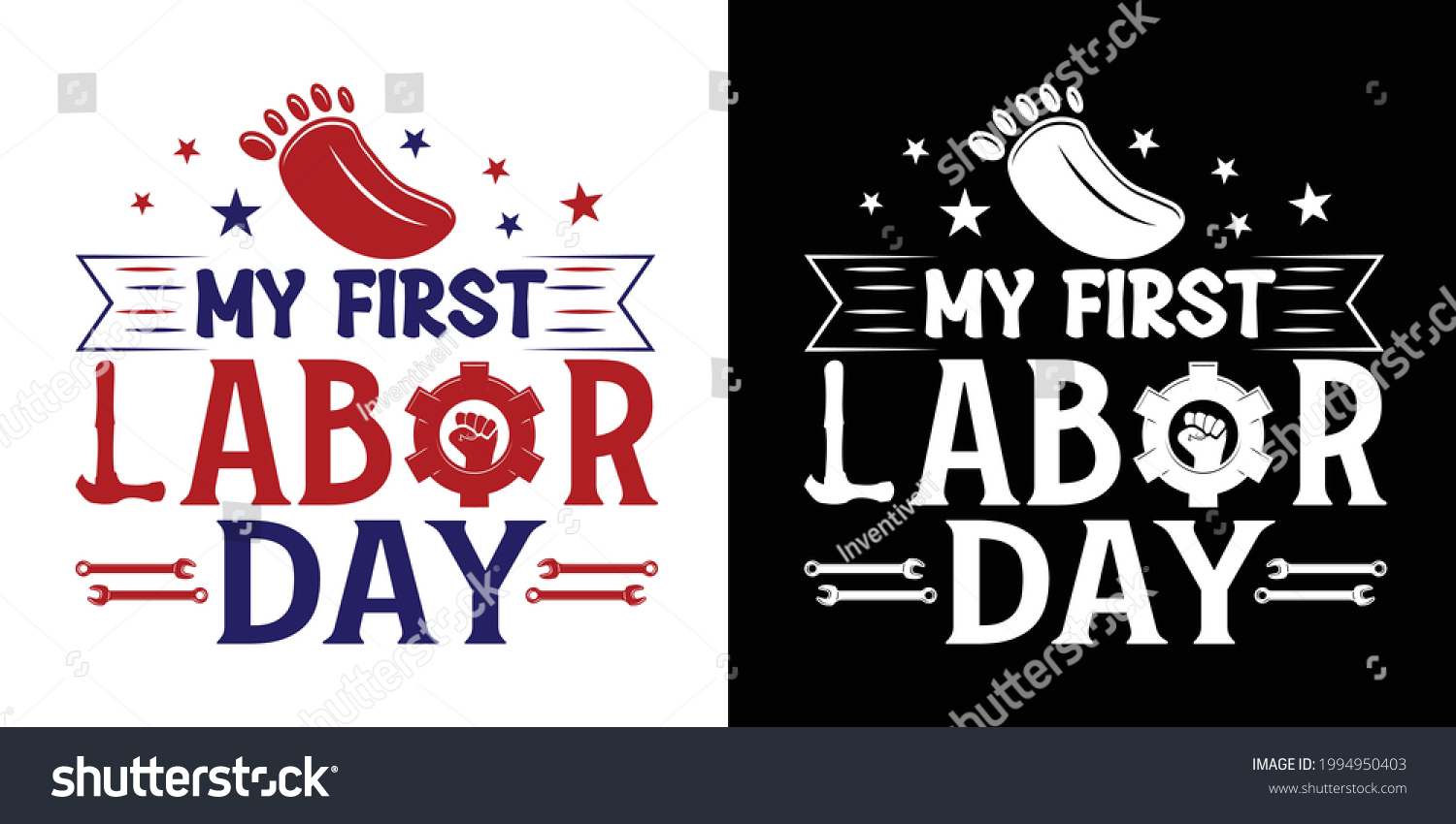 My First Labor Day Printable Vector Stock Vector (Royalty Free ...