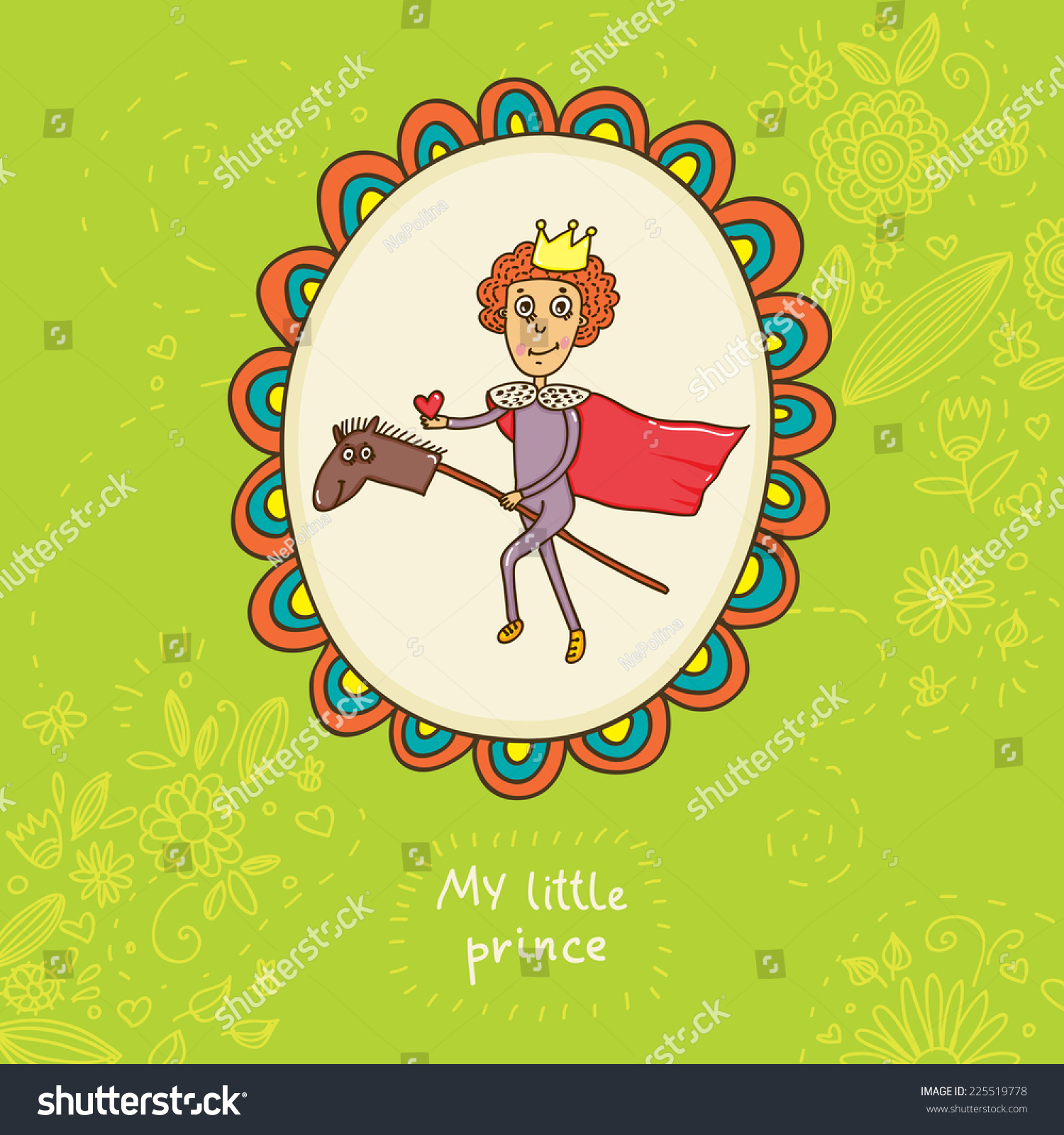 My Little Prince Vector Stock Vector (Royalty Free) 225519778 ...
