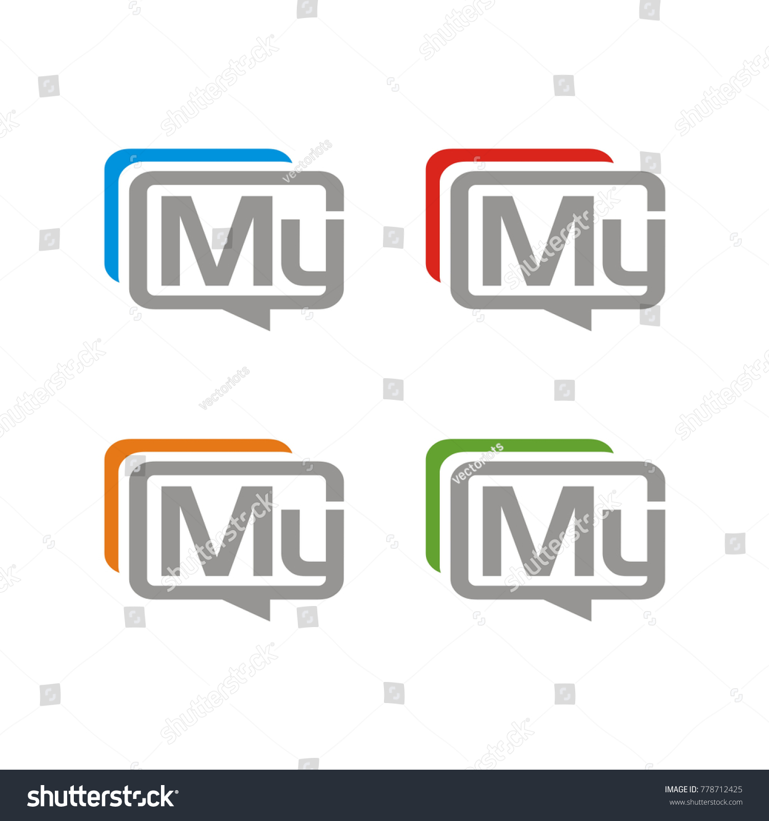 My Logo Design Template Vector Illustration Stock Vector (Royalty Free ...