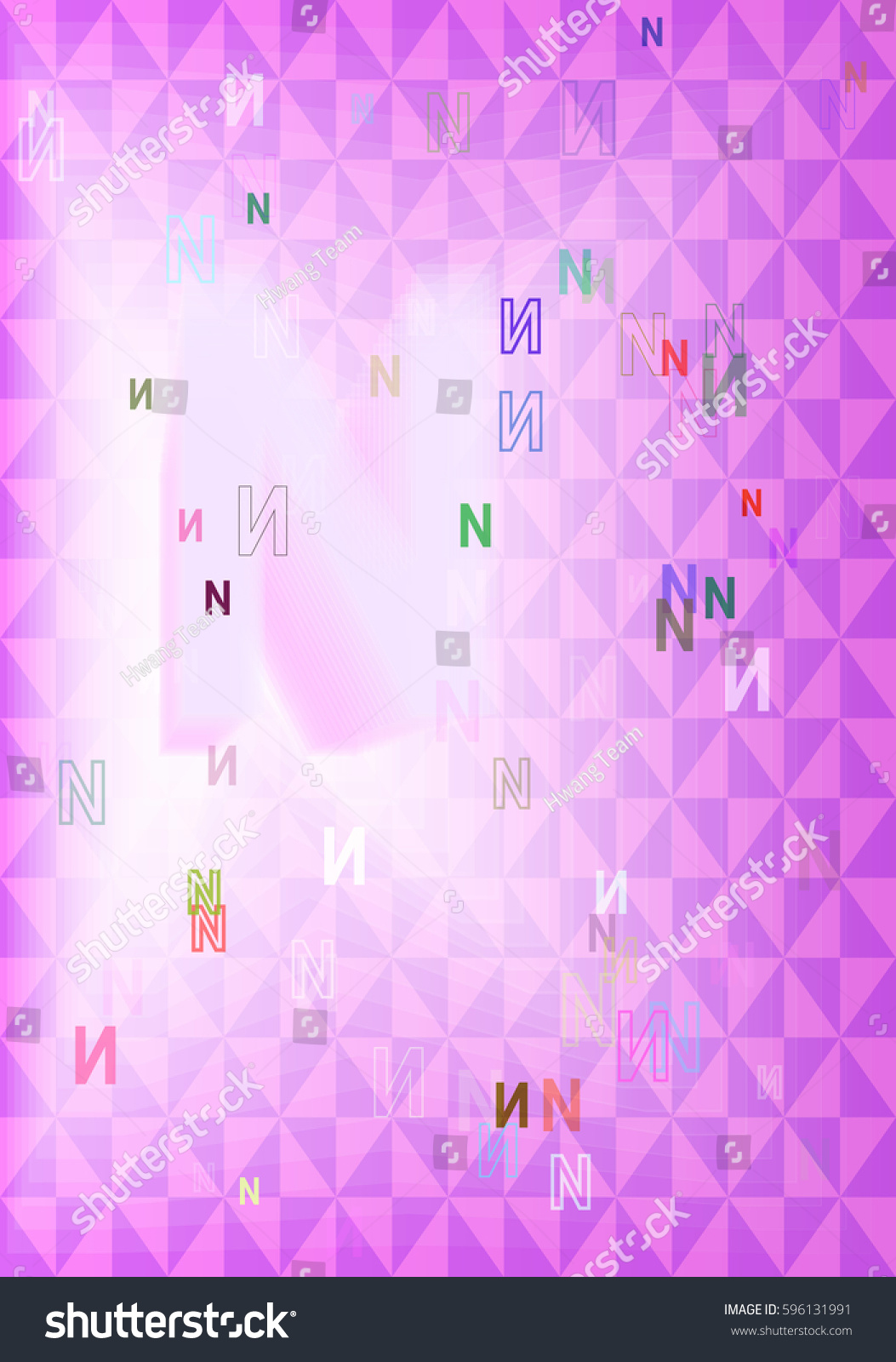 N Alphabet Icon Texture: vector de stock (libre de regalías) 596131991 ...
