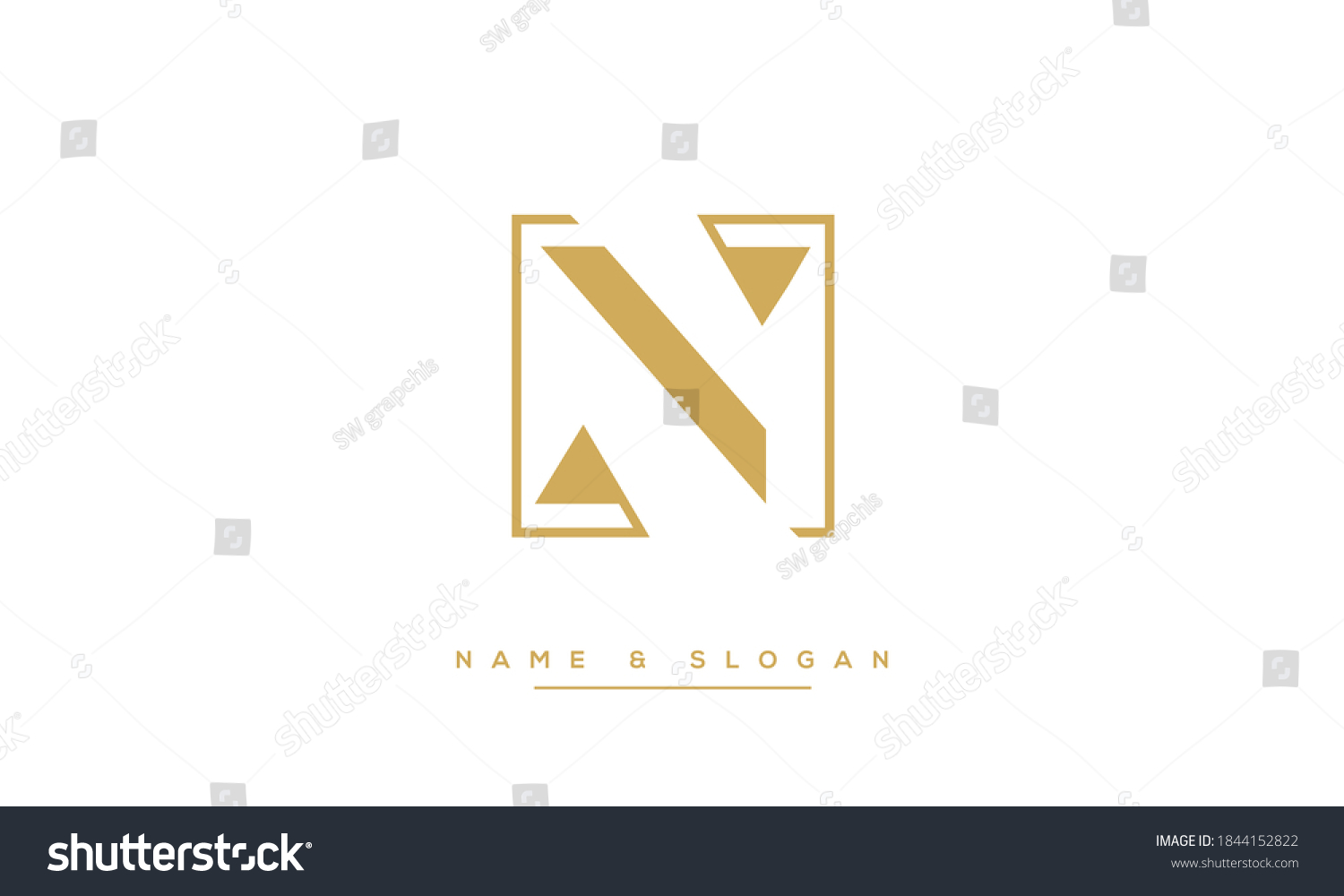 Nnn Abstract Letters Logo Monogram Stock Vector (Royalty Free ...