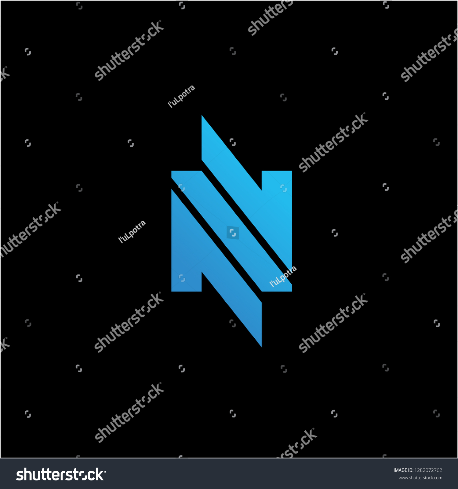 N Vector Letter Logo Stock Vector (Royalty Free) 1282072762 | Shutterstock
