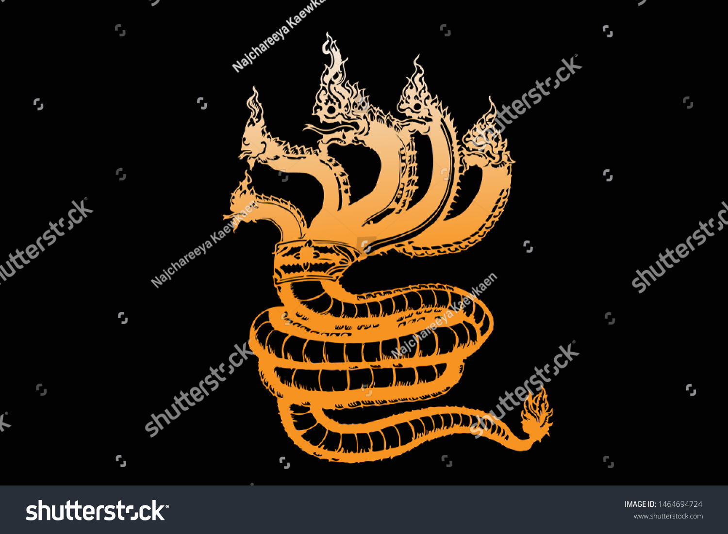 Naga Background Images Various Scenes Vector: เวกเตอร์สต็อก (ปลอดค่า ...