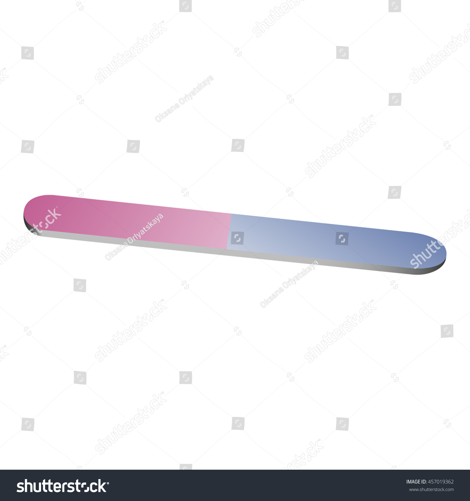Nail File Vector Illustration Stock Vector (Royalty Free) 457019362