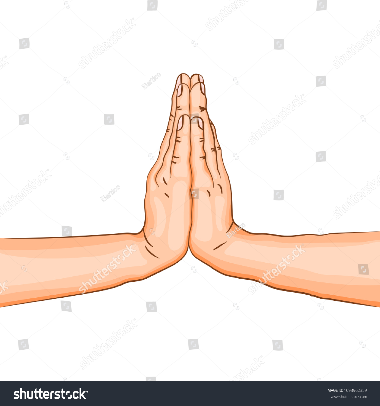 Namaste Mudra Gesture Yoga Fingers Symbol Stock Vector (Royalty Free ... Namaste Mudra Gesture Yoga Fingers Symbol Stock Vector (Royalty Free ...