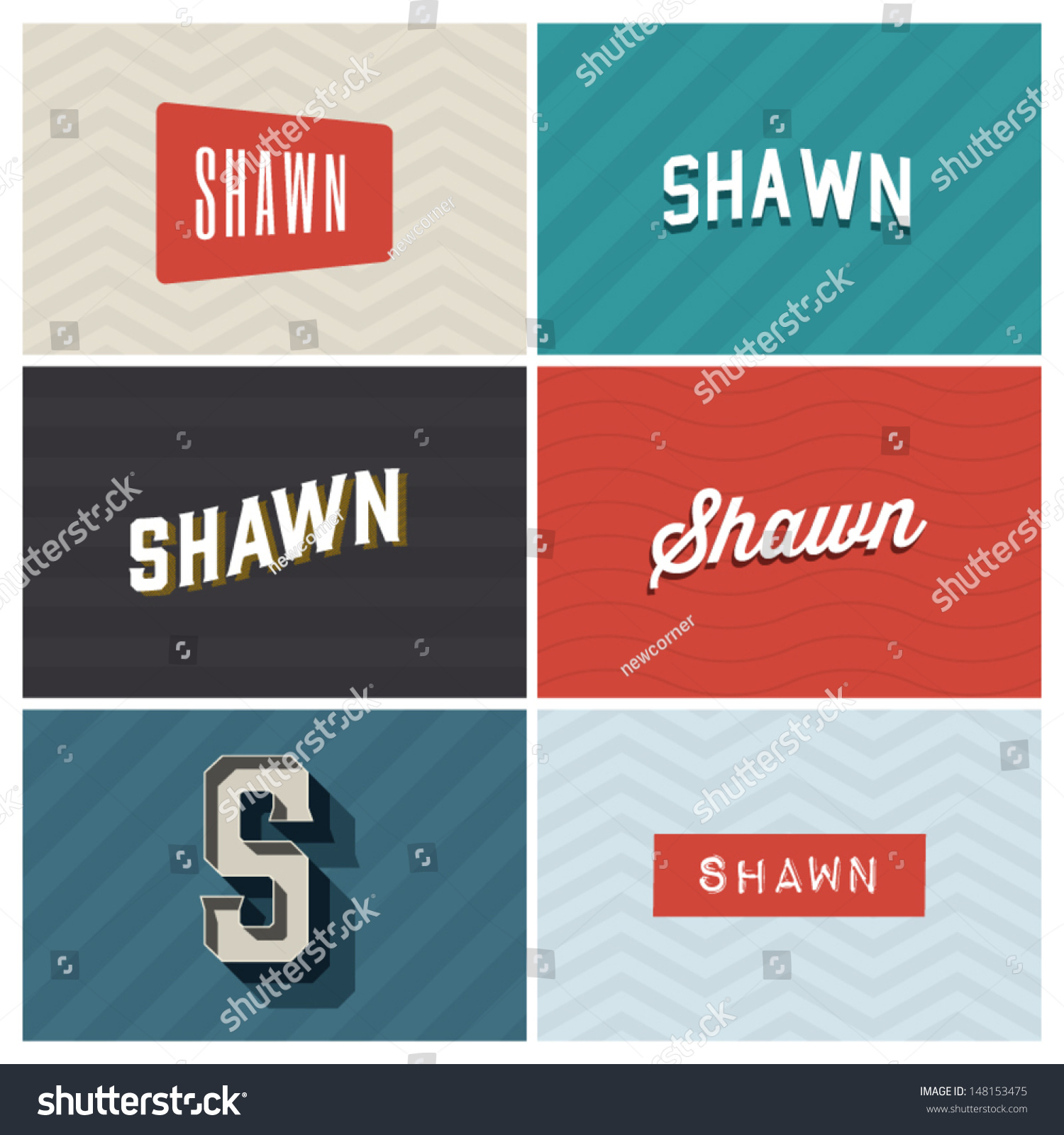 Name Shawn Graphic Design Elements: เวกเตอร์สต็อก (ปลอดค่าลิขสิทธิ์ ...