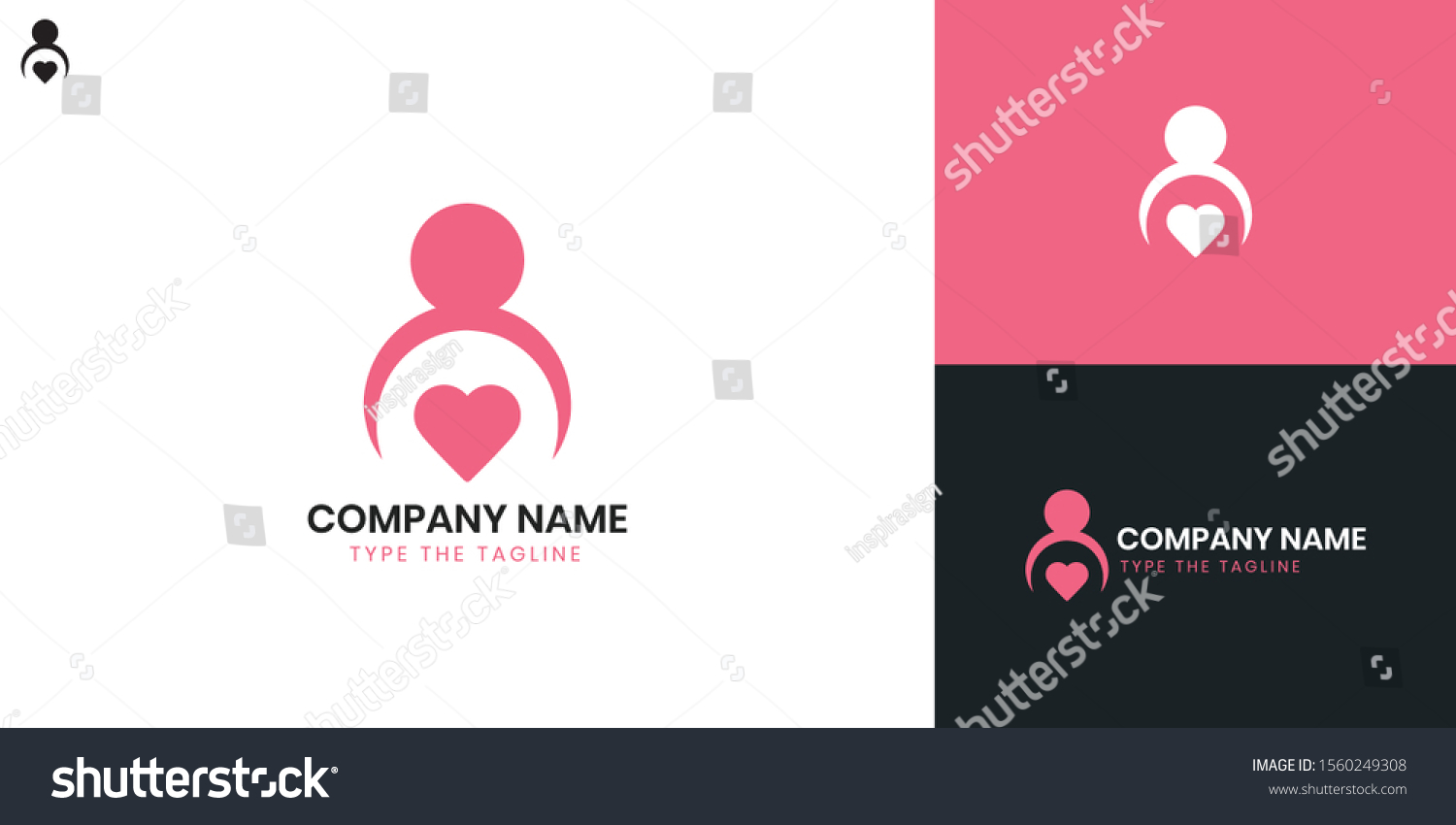 Nanny Logo All Elements On This Stock Vector (Royalty Free) 1560249308