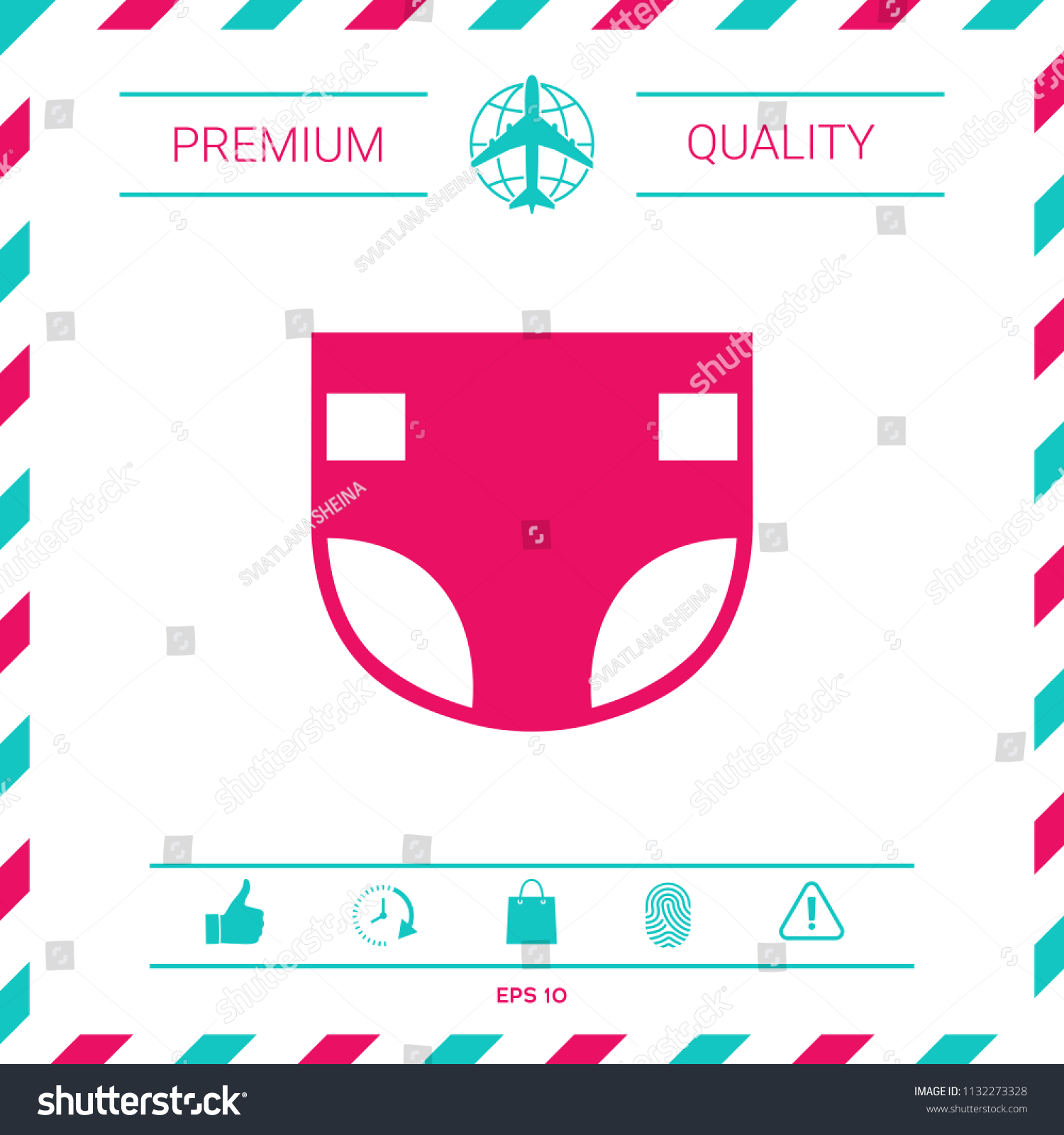 Nappy Icon Symbol Stock Vector (Royalty Free) 1132273328 | Shutterstock