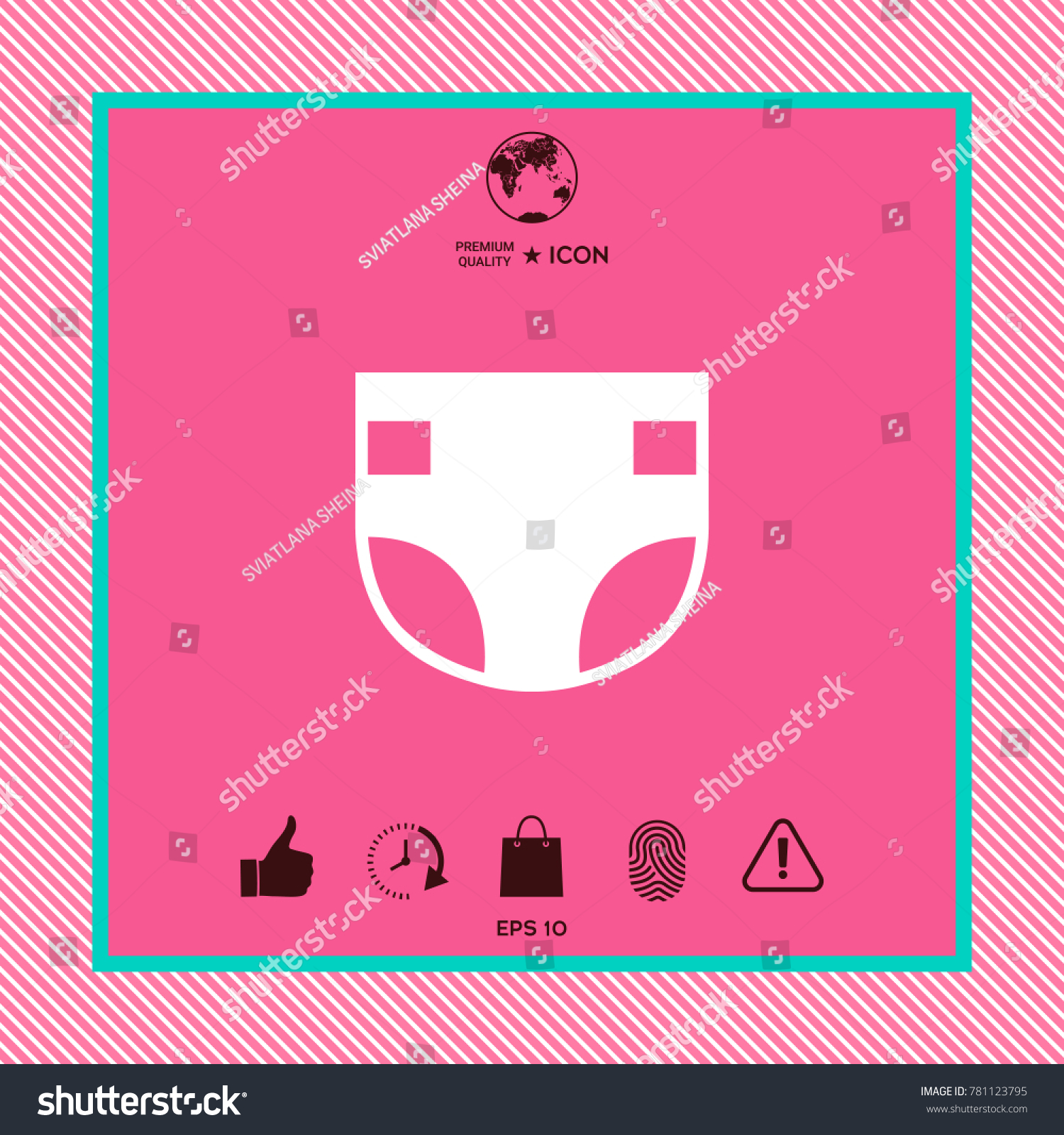 Nappy Symbol Icon Stock Vector (Royalty Free) 781123795 | Shutterstock