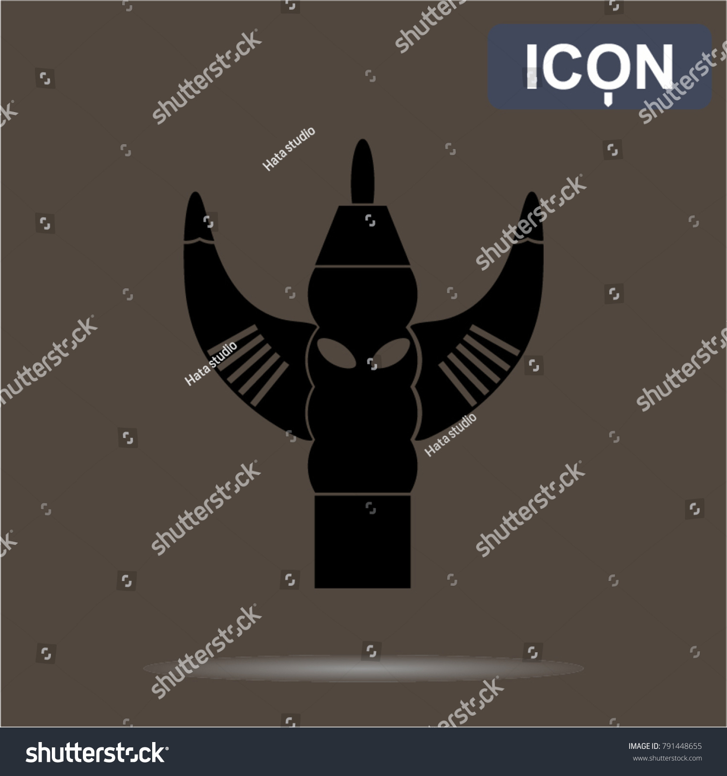Native American Indian Totem Icon Vector Stock Vector (Royalty Free ...