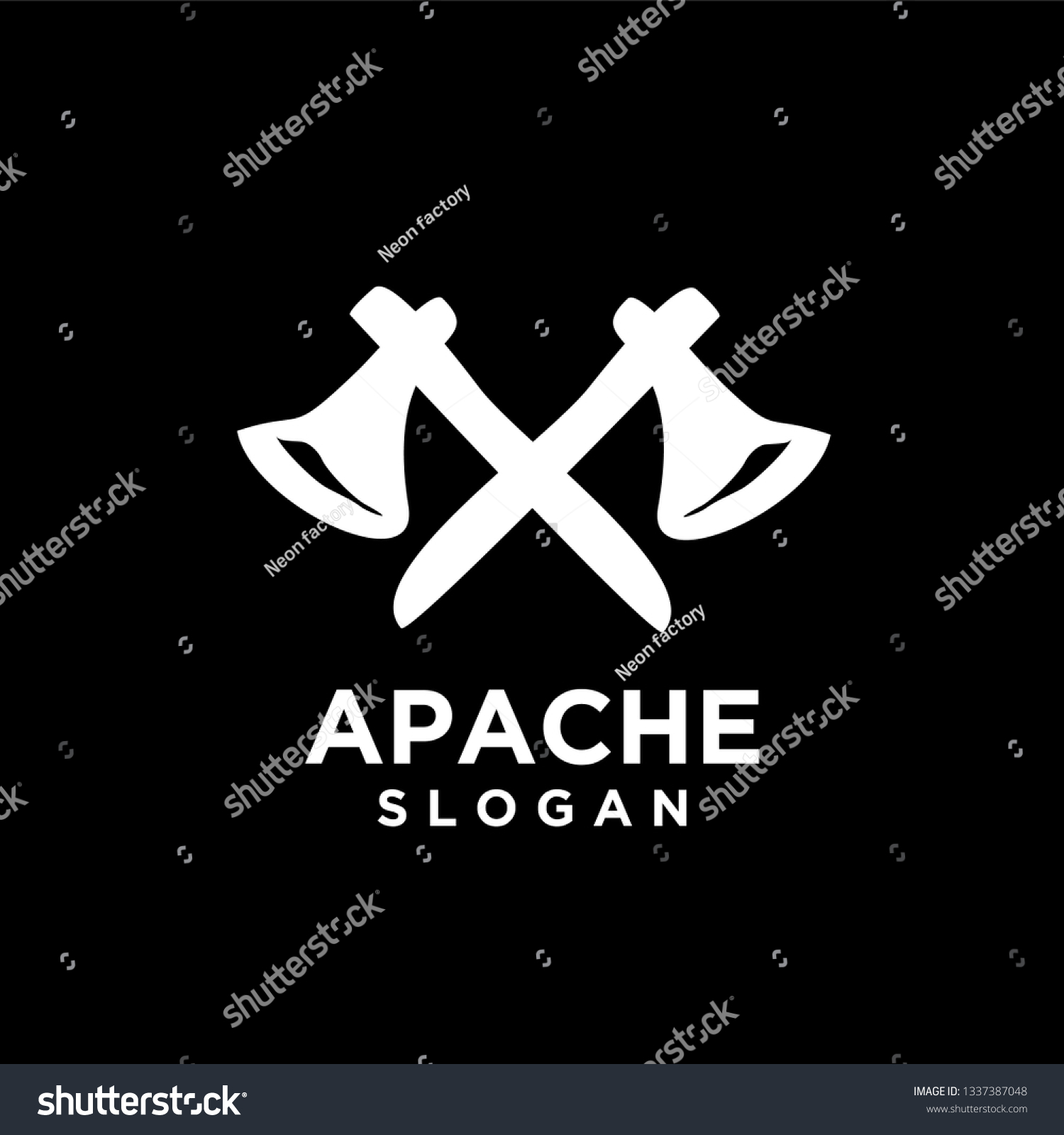 Native Tomahawk Logo Icon Designs Vector 库存矢量图（免版税）1337387048 ...