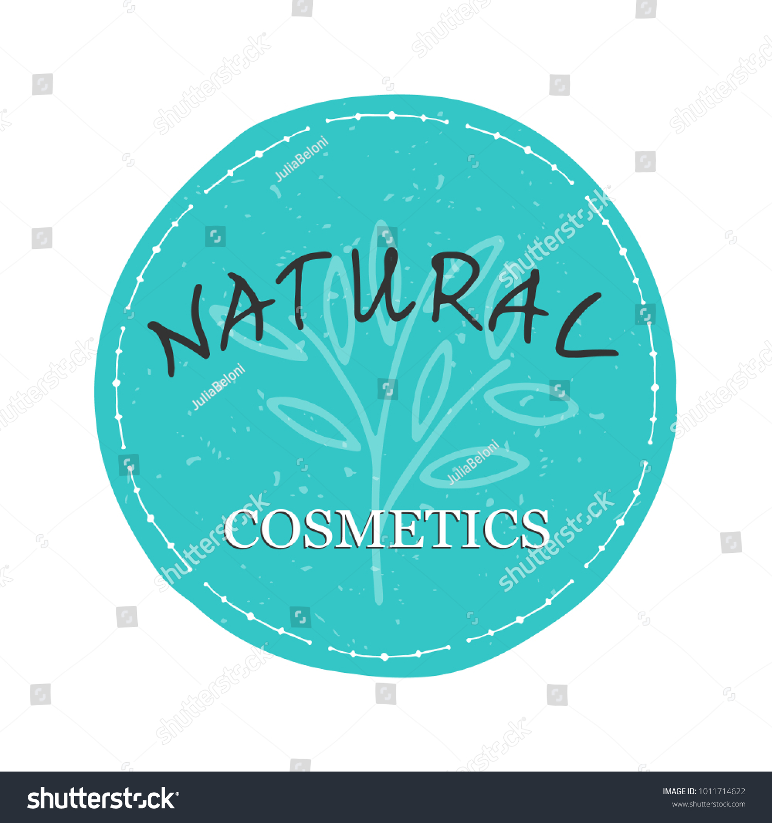 Natural Cosmetics Logo Stock Vector (Royalty Free) 1011714622