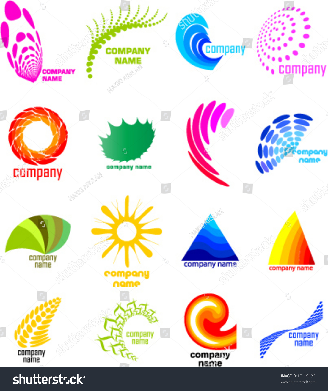 Natural Logo Collection Stock Vector (Royalty Free) 17119132 | Shutterstock