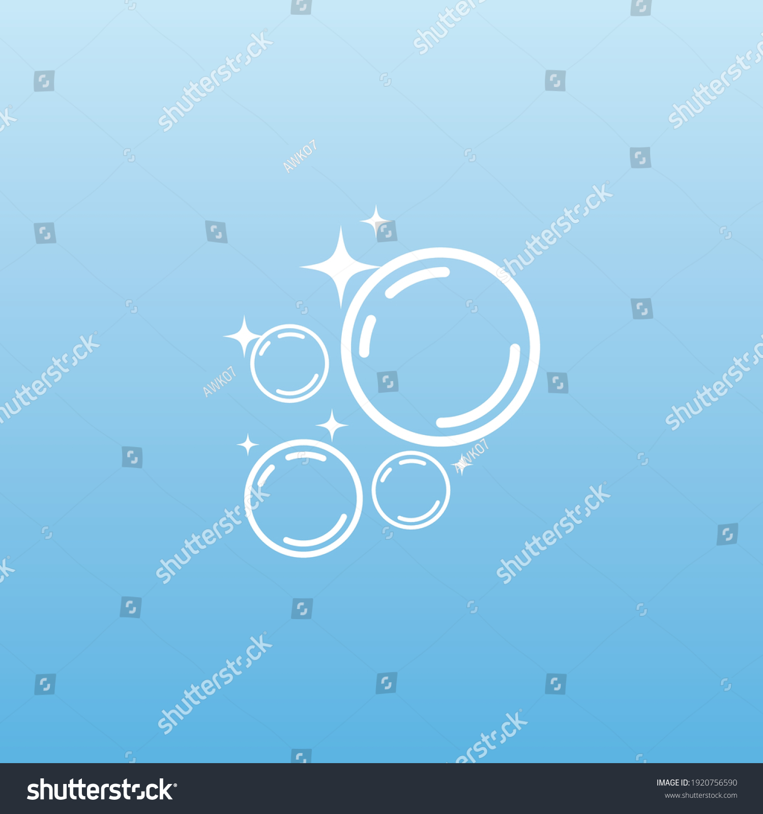 Diseño vectorial de ilustración de burbuja: vector de stock (libre de ...