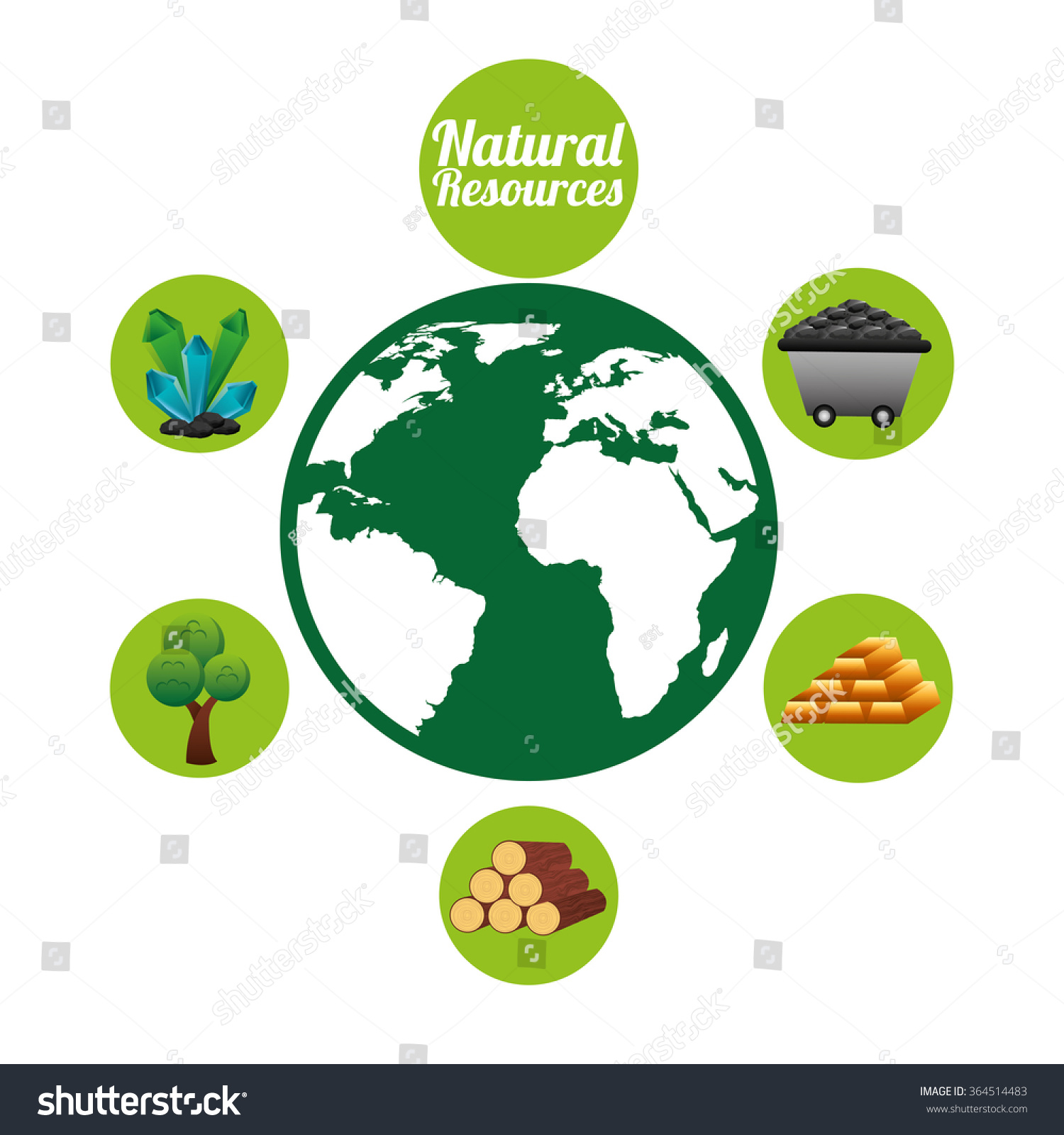 Natural Resources Design Stock Vector (Royalty Free) 364514483