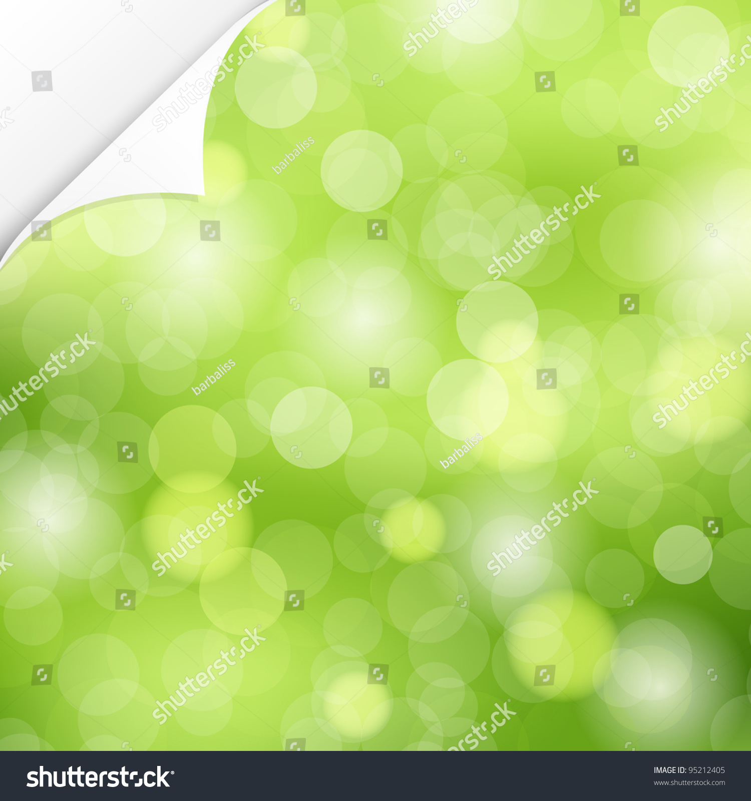 Nature Background Corner Vector Background Stock Vector (Royalty Free ...