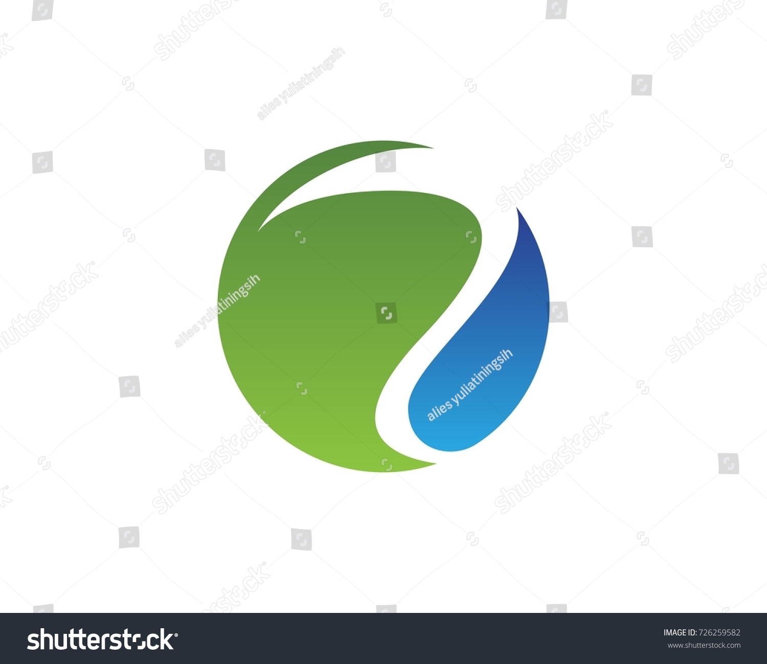 Nature Icon Logo Design Template Stock Vector (Royalty Free) 726259582