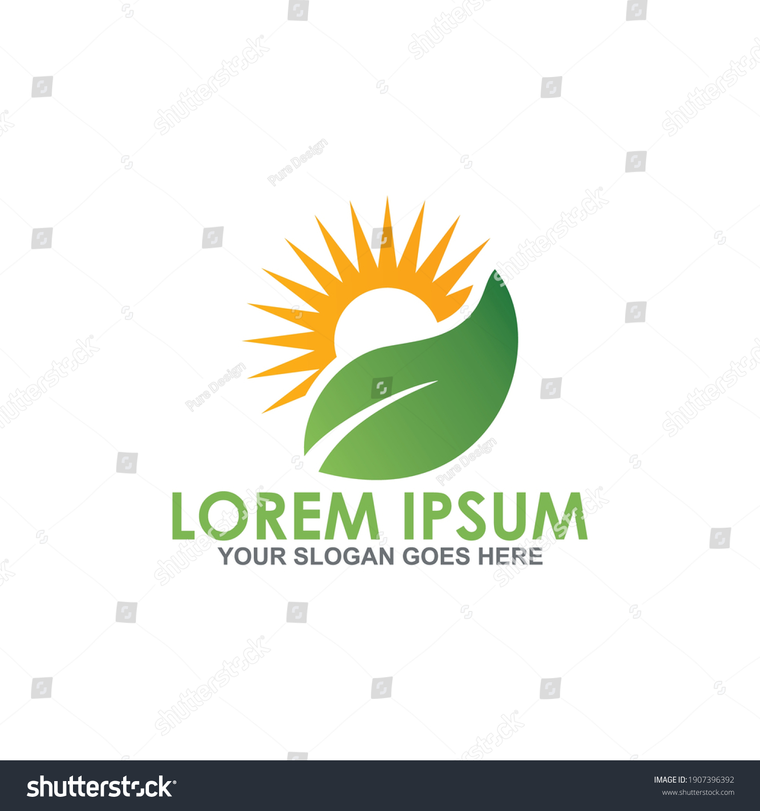 52,391 Green sun logo 图片、库存照片和矢量图 | Shutterstock