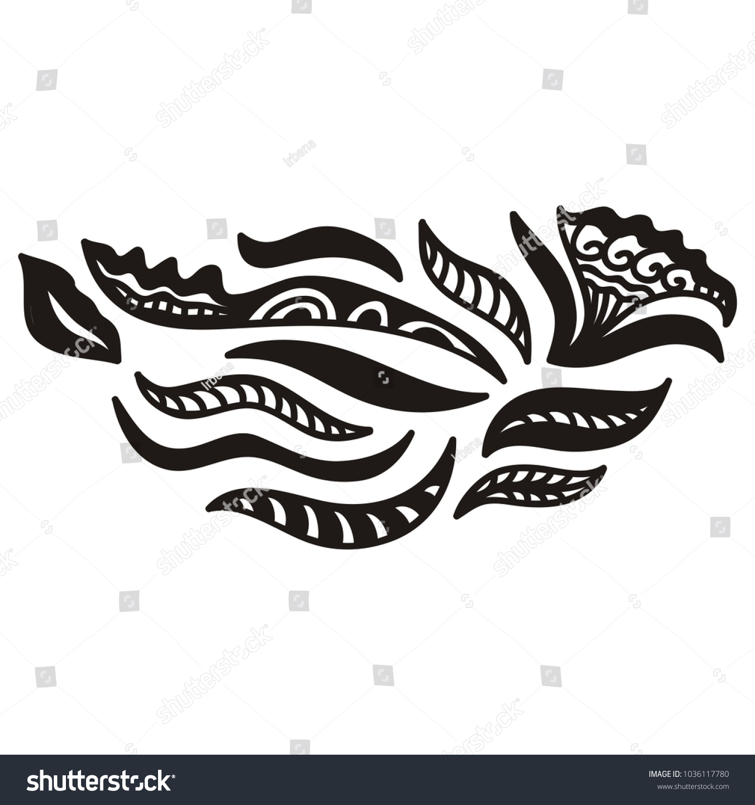 Nature Pattern Vector Illustration: vector de stock (libre de regalías ...