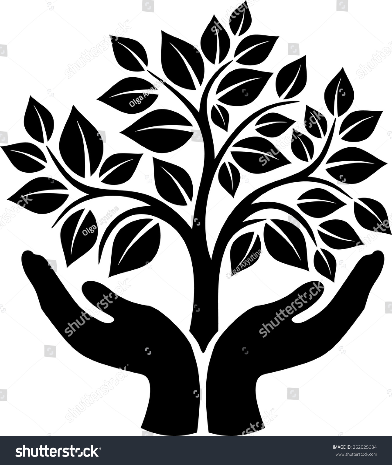 Nature Symbol Stock Vector 262025684 - Shutterstock