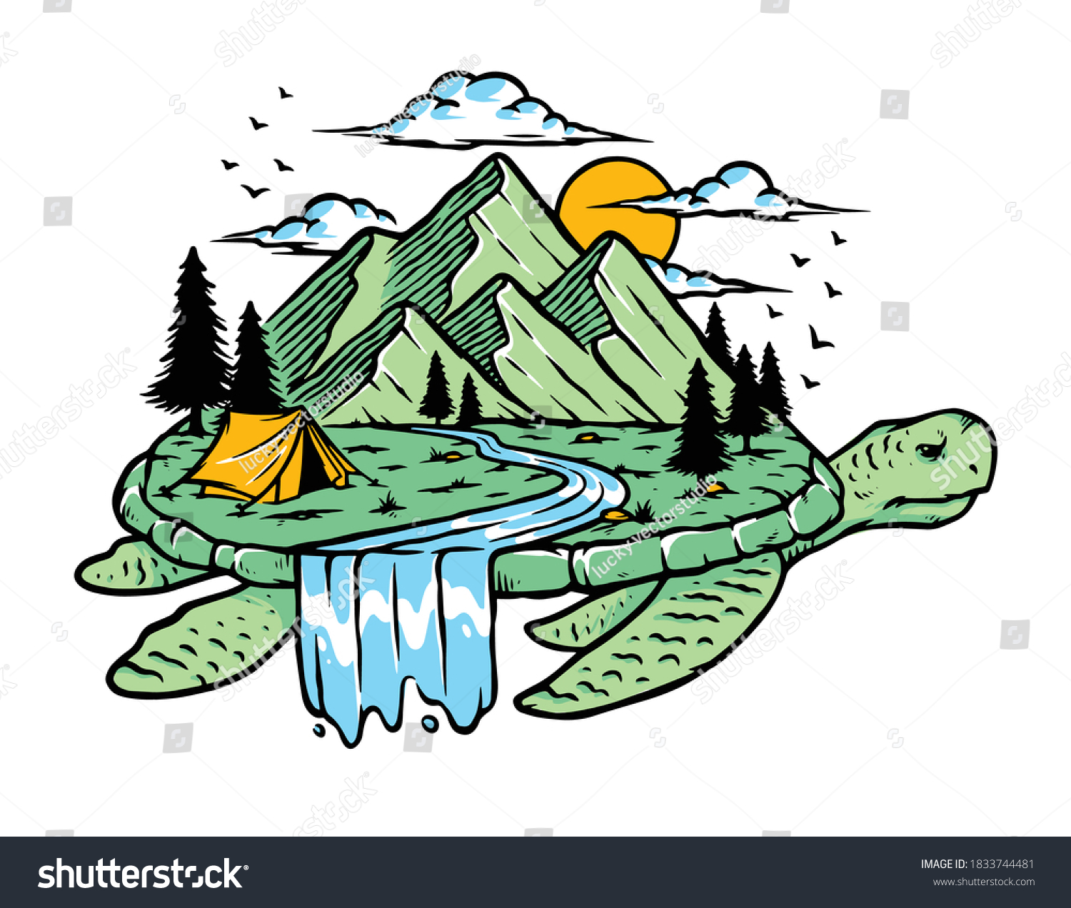899 Wood turtle Stock Illustrations, Images & Vectors | Shutterstock