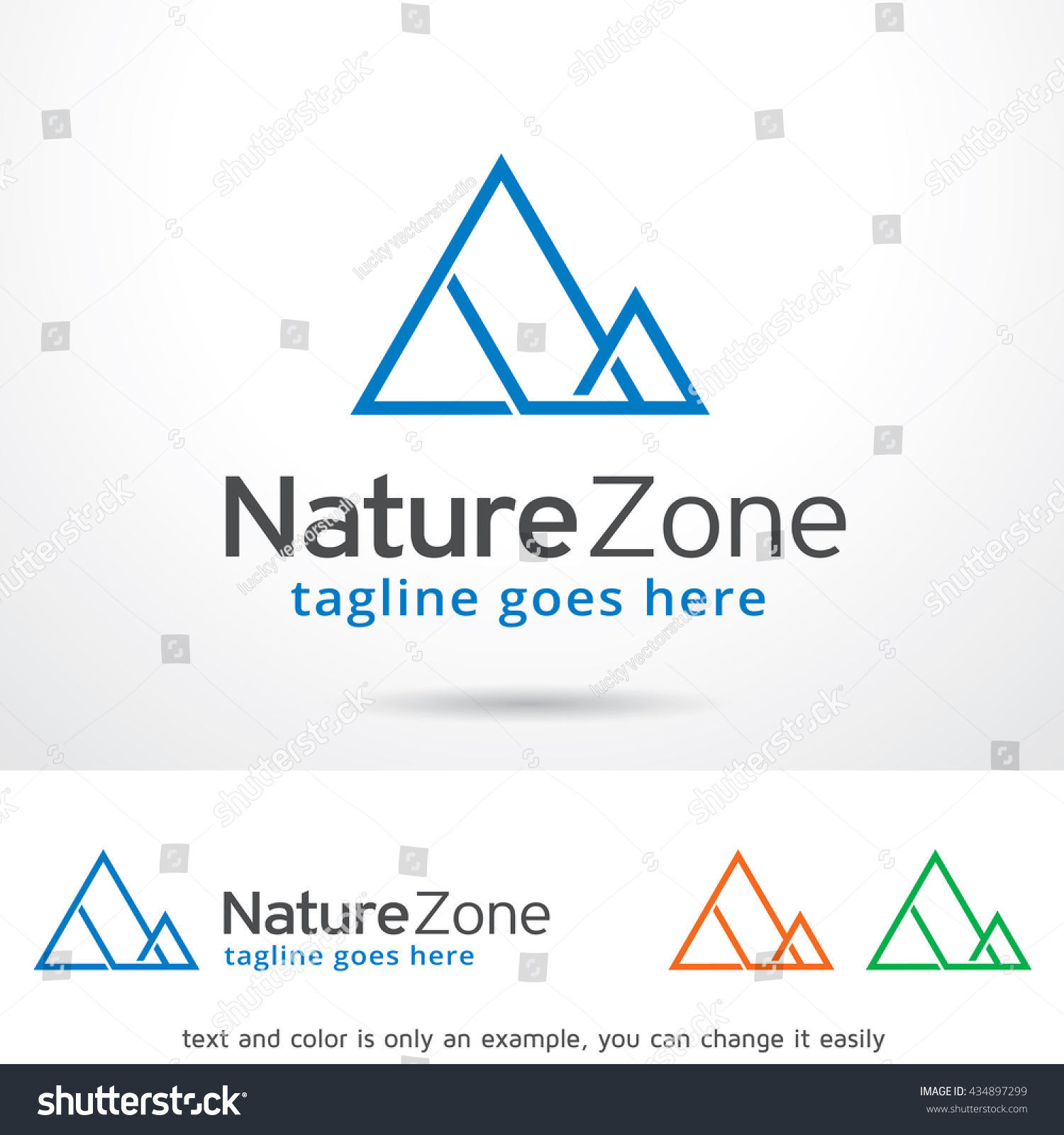 Nature Zone Logo Template Design Vector Stock Vector (Royalty Free ...